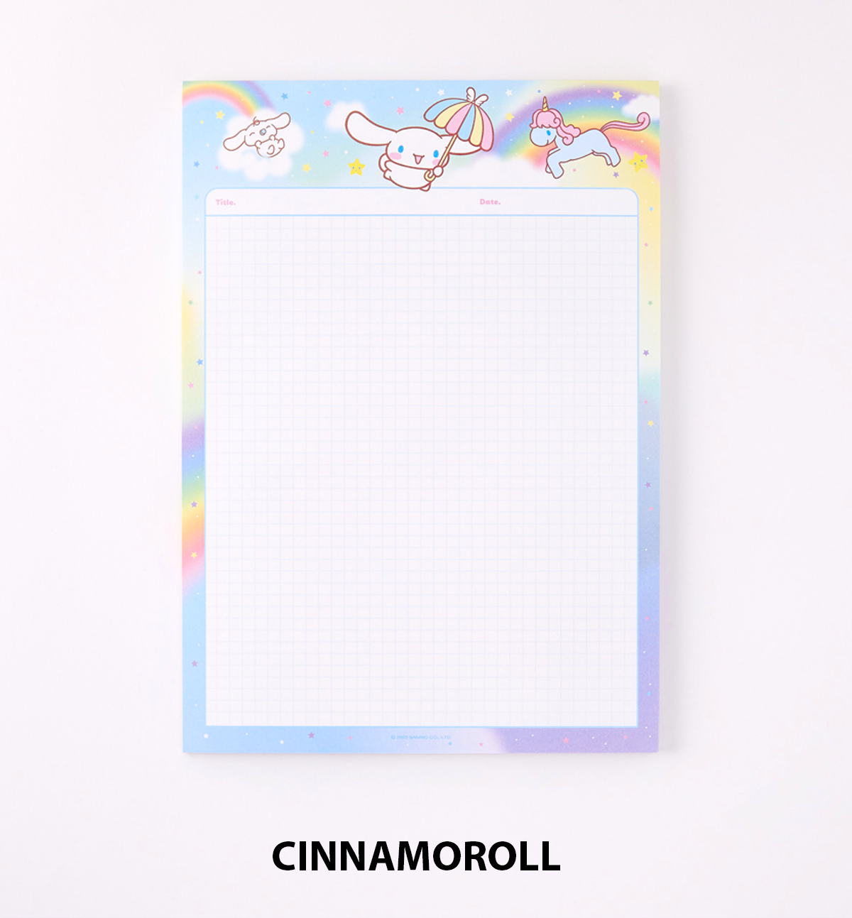 Sanrio B5 Rainbow Grid Memopad [7 Designs]