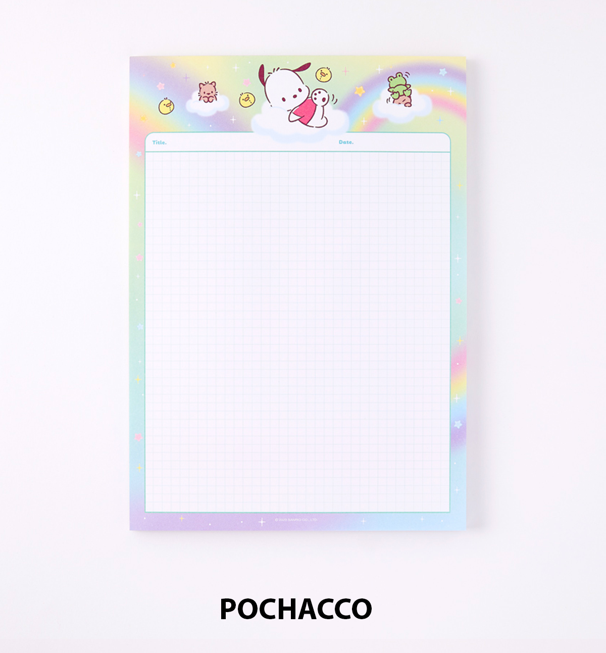 Sanrio B5 Rainbow Grid Memopad [7 Designs]