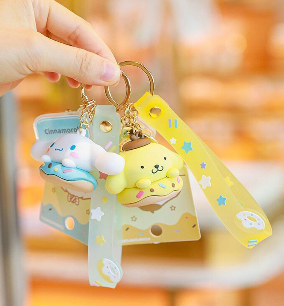 Sanrio Character Donuts Figure Keyring