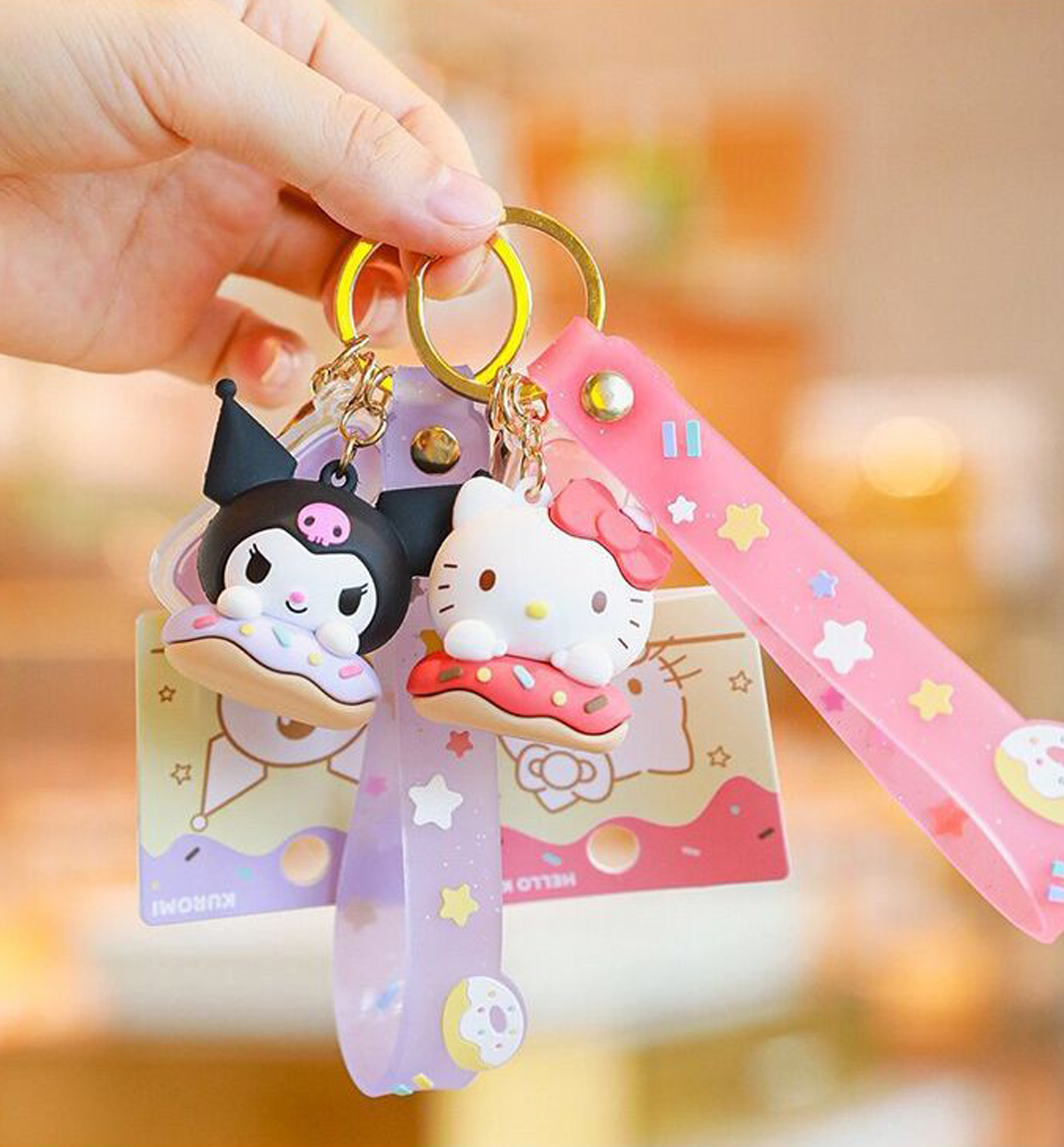 Sanrio Character Donuts Figure Keyring