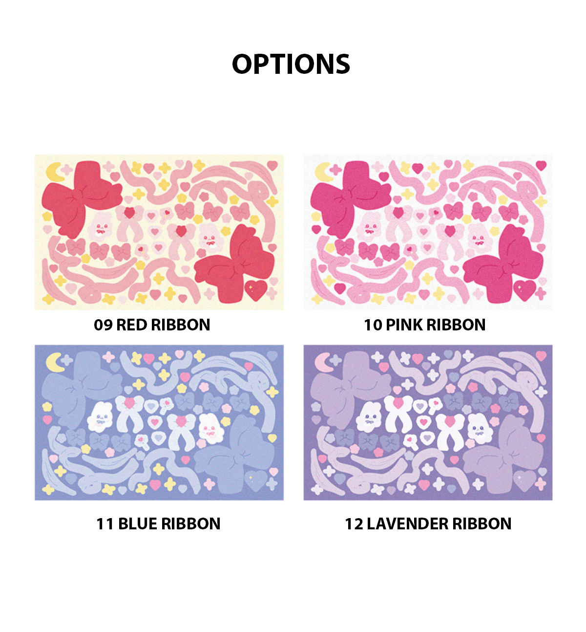 Deco Sticker [12 Designs]