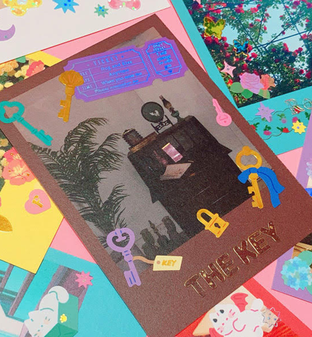 Twinkle Key Seal Sticker