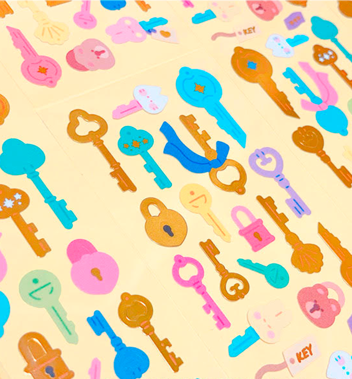 Twinkle Key Seal Sticker