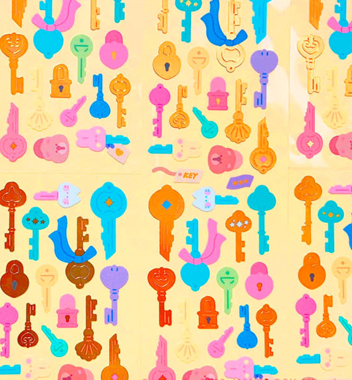 Twinkle Key Seal Sticker