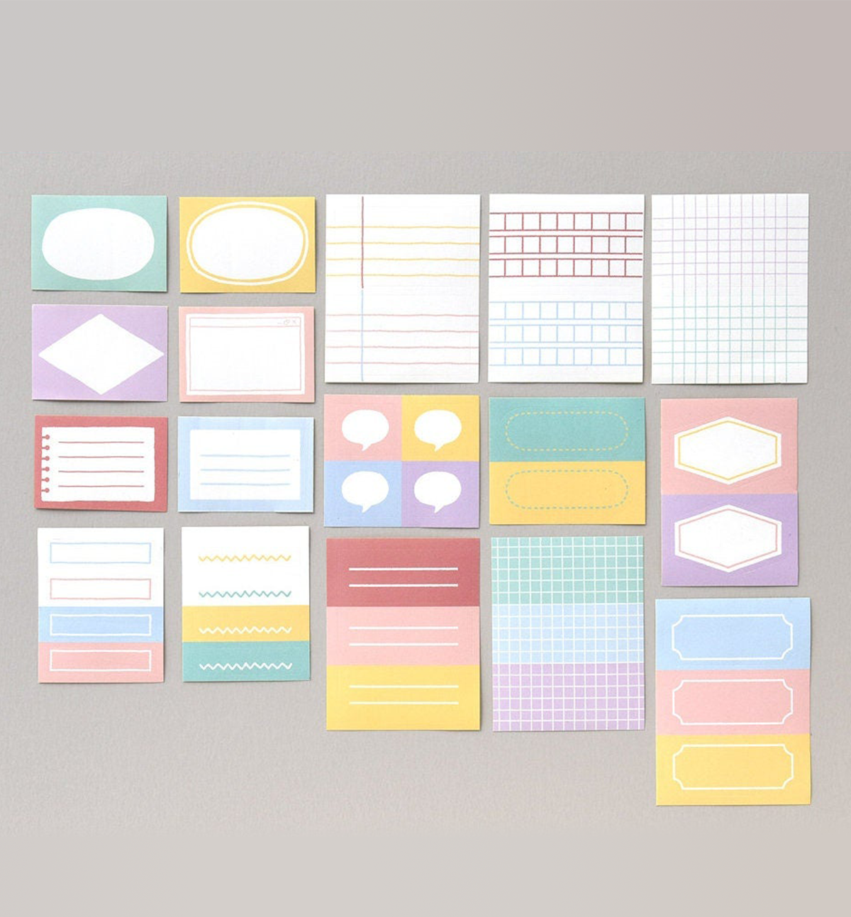 Message & Label Sticker Set Sketch [51 Stickers]