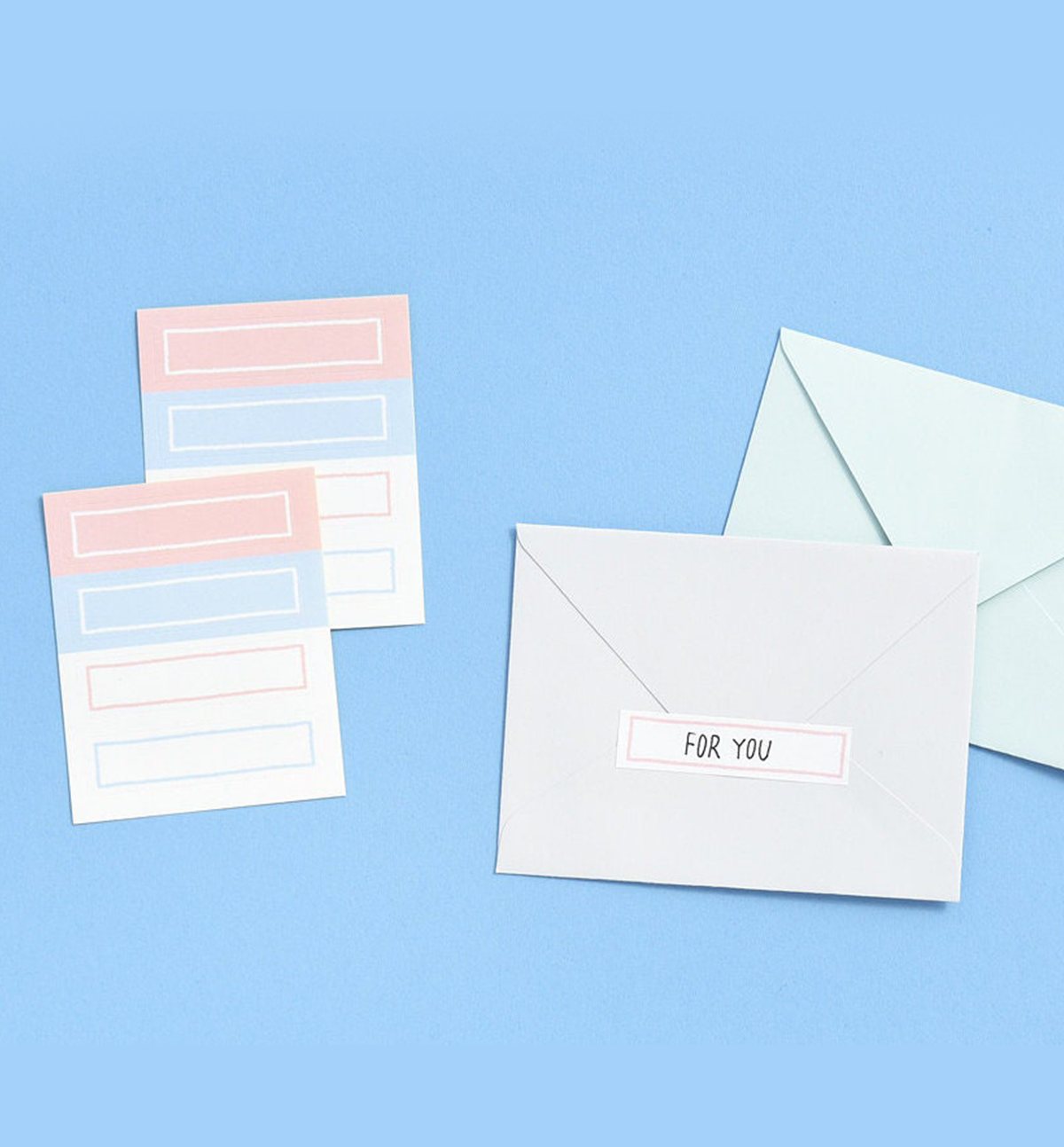 Message & Label Sticker Set Sketch [51 Stickers]