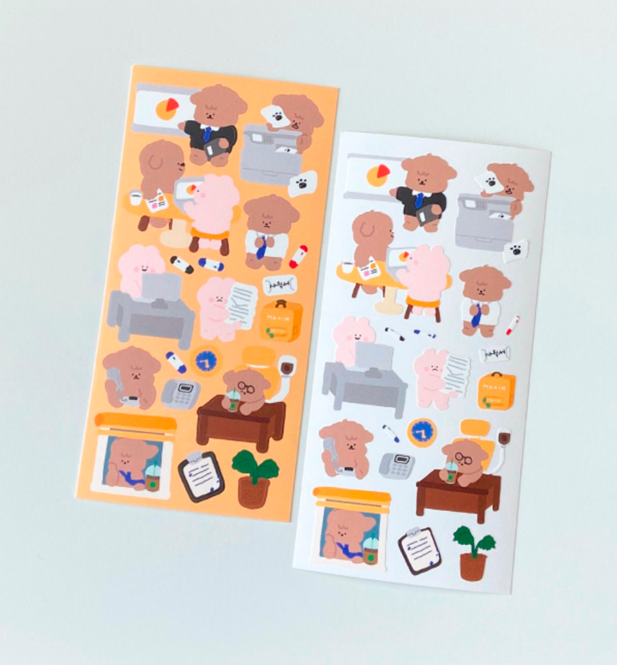 Office Worker Seal Sticker