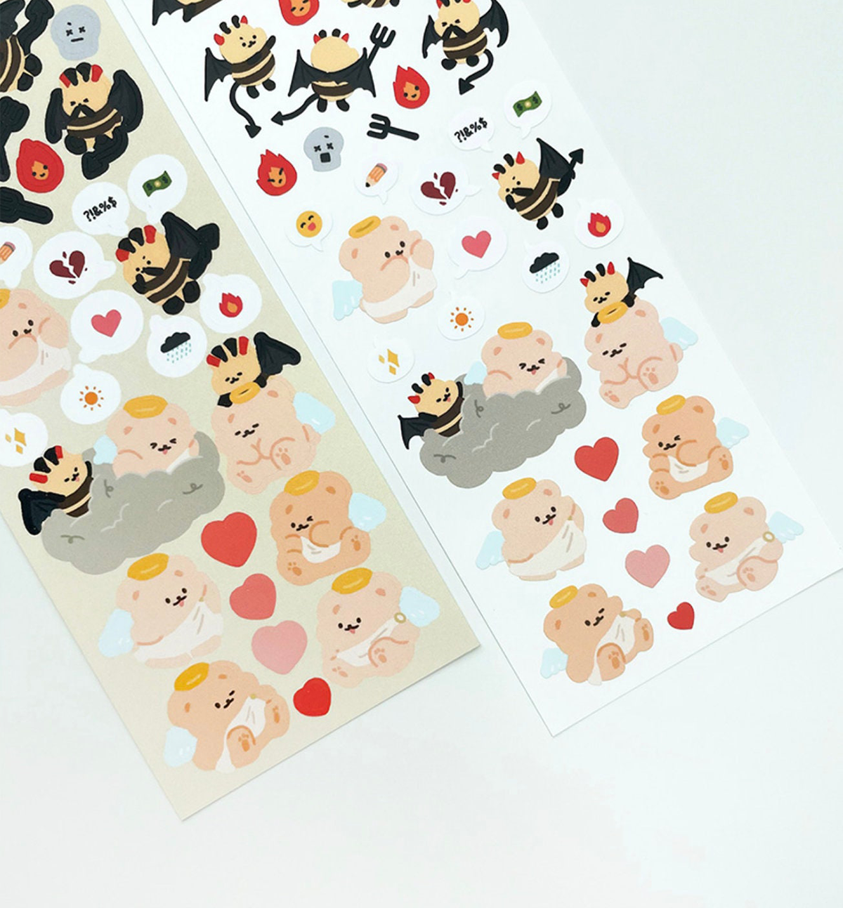 Angel & Devil Seal Sticker