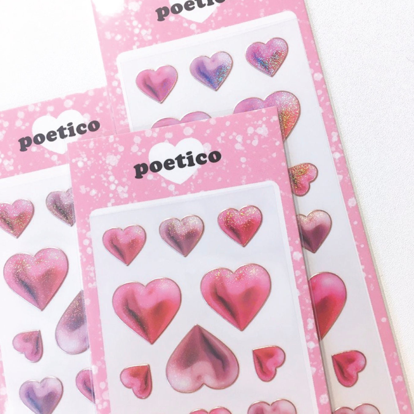 Heart Balloon Seal Sticker