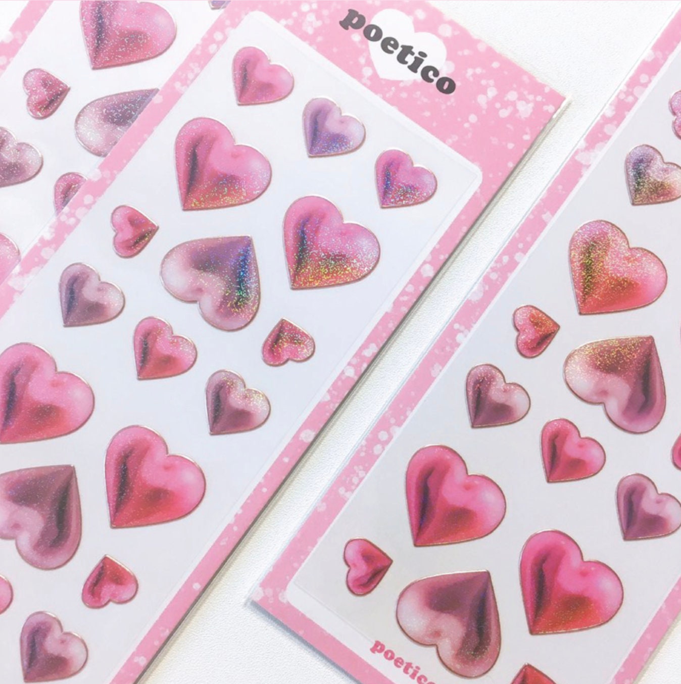Heart Balloon Seal Sticker
