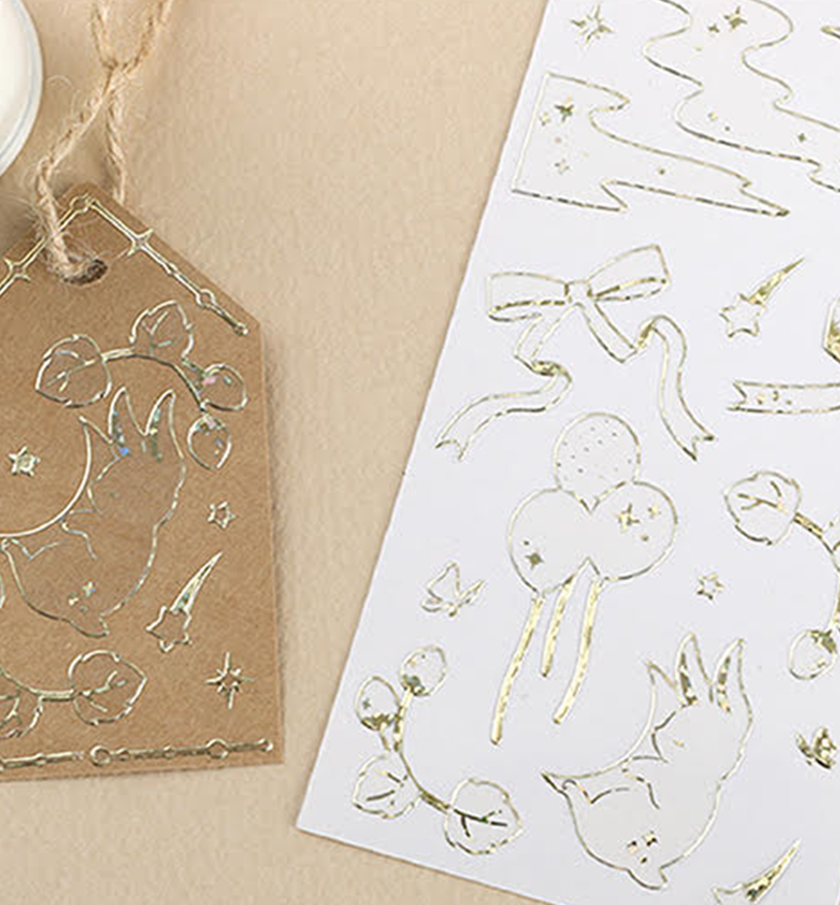 Bling Bling Chou Chou Twinkle Color Line Sticker