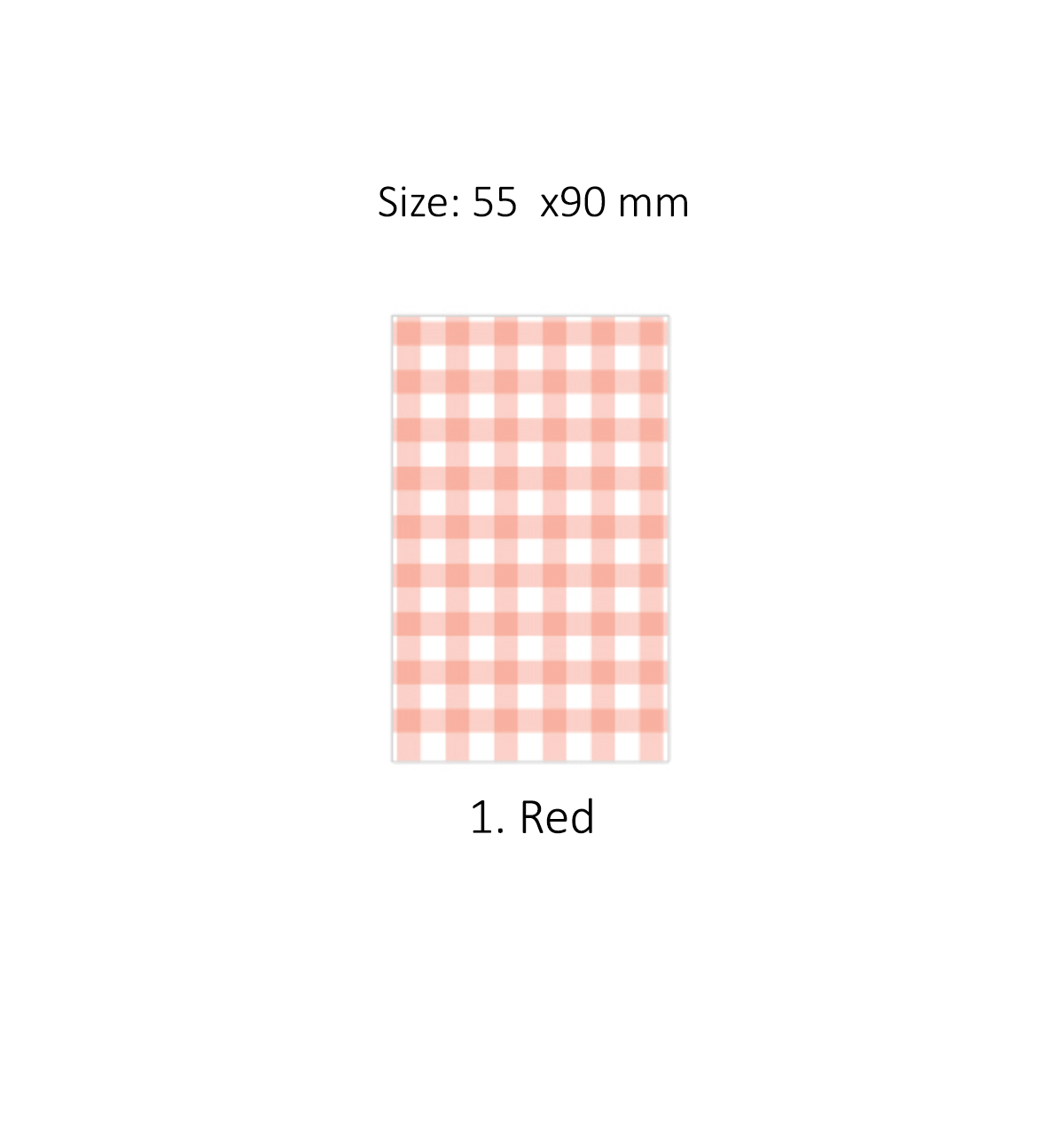 Check Pattern Mini Memopad