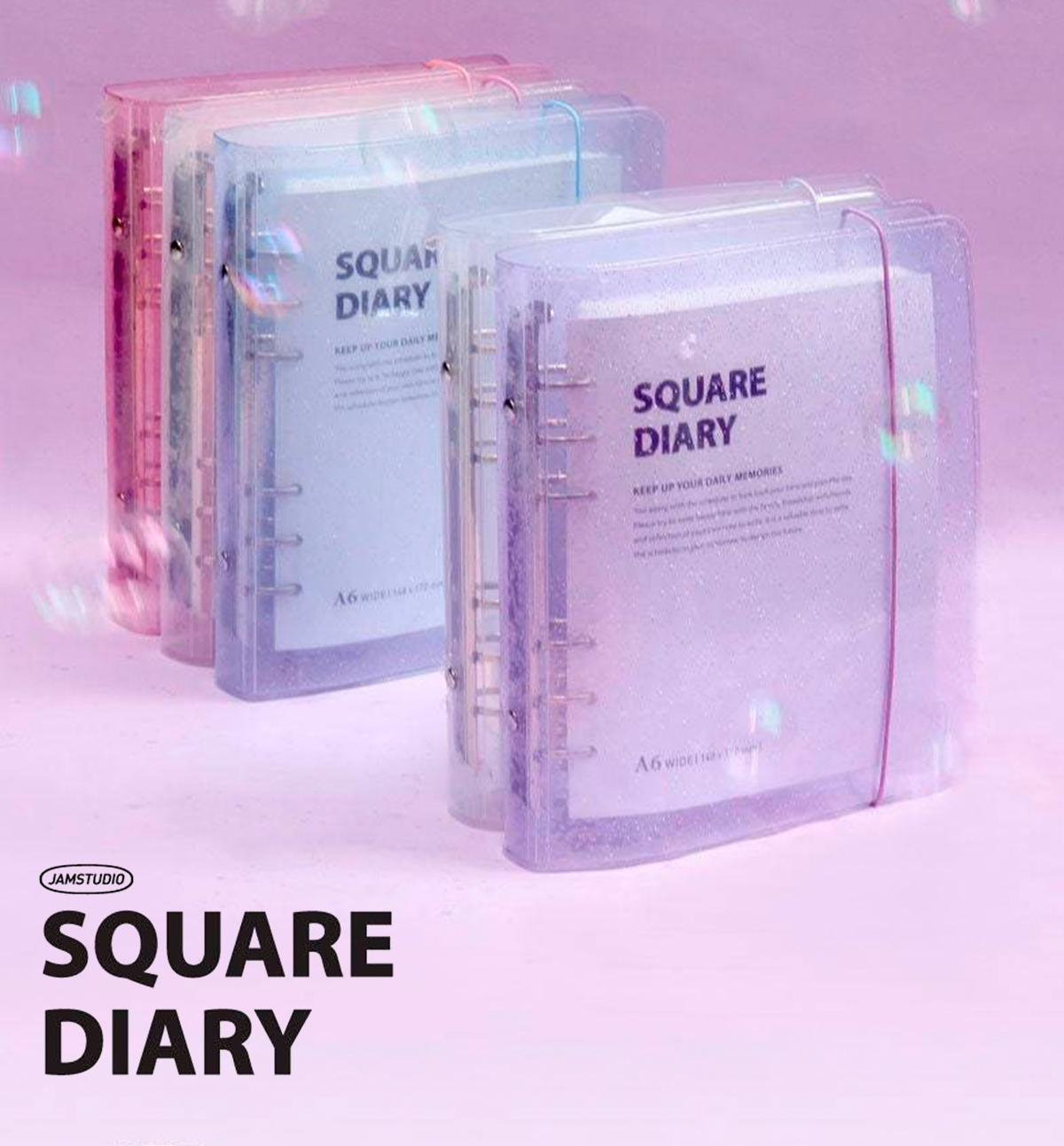 Square Diary [A6 Wide]