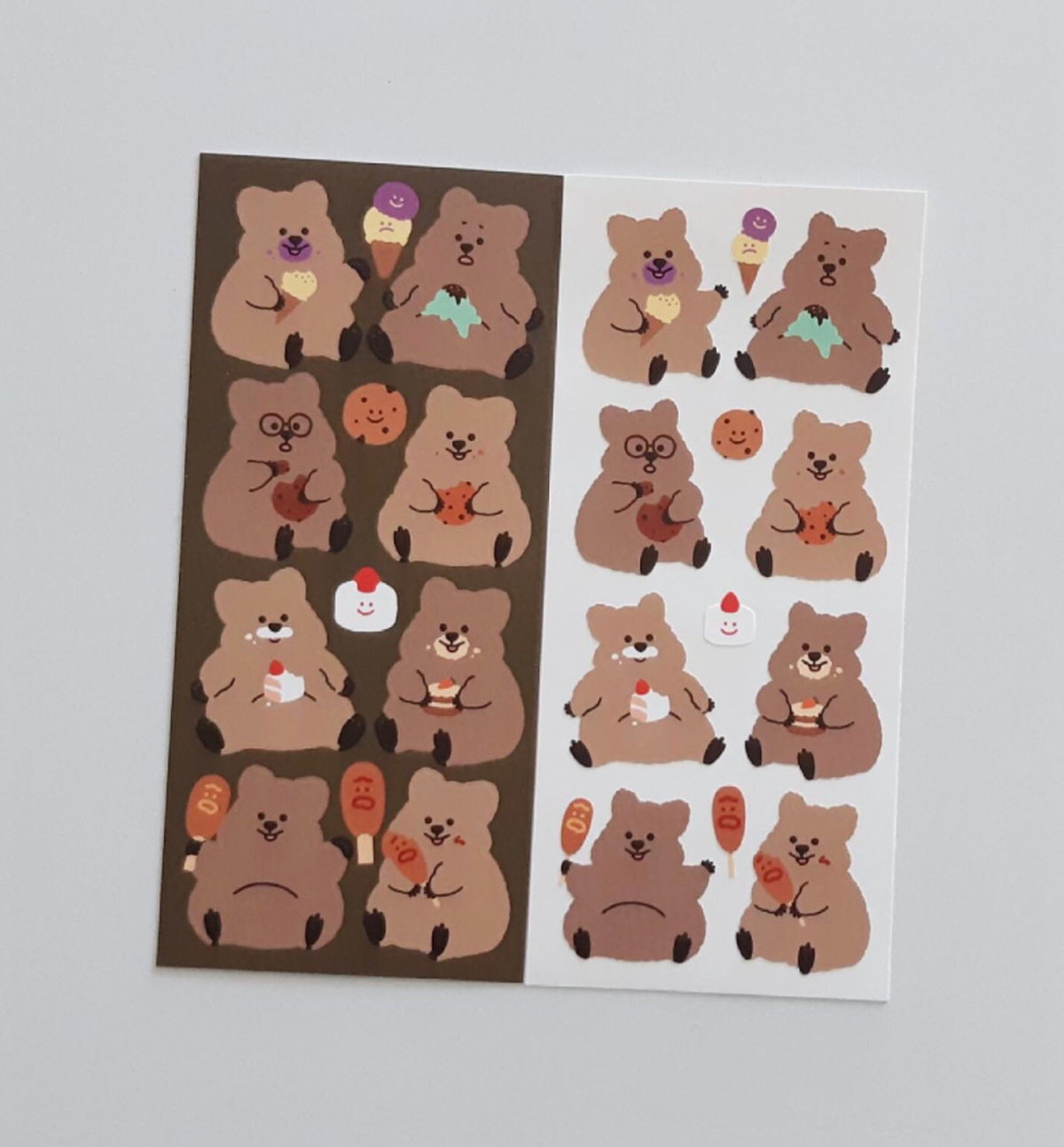 Quokka Yummy Eating Seal Sticker
