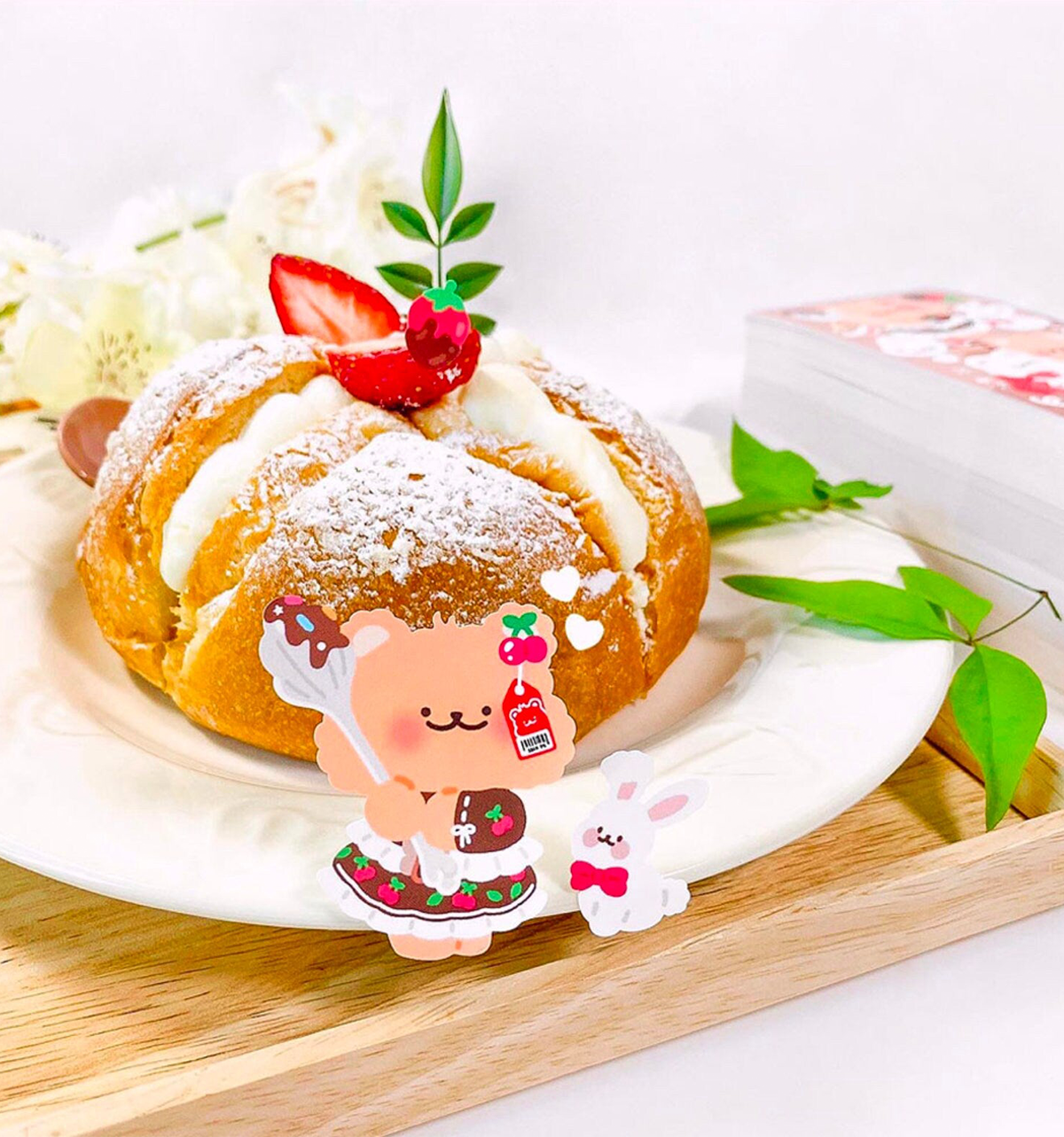 Bear Choco Land Seal Sticker