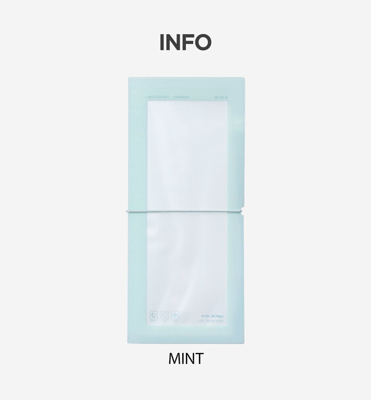 Deco Pocket File Seal Sticker [Thick]