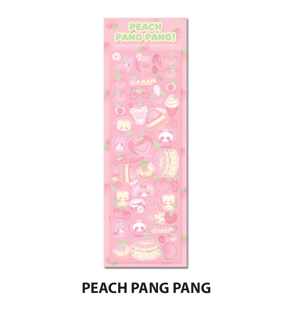 Pangpang Alphabet Hologram Seal Sticker