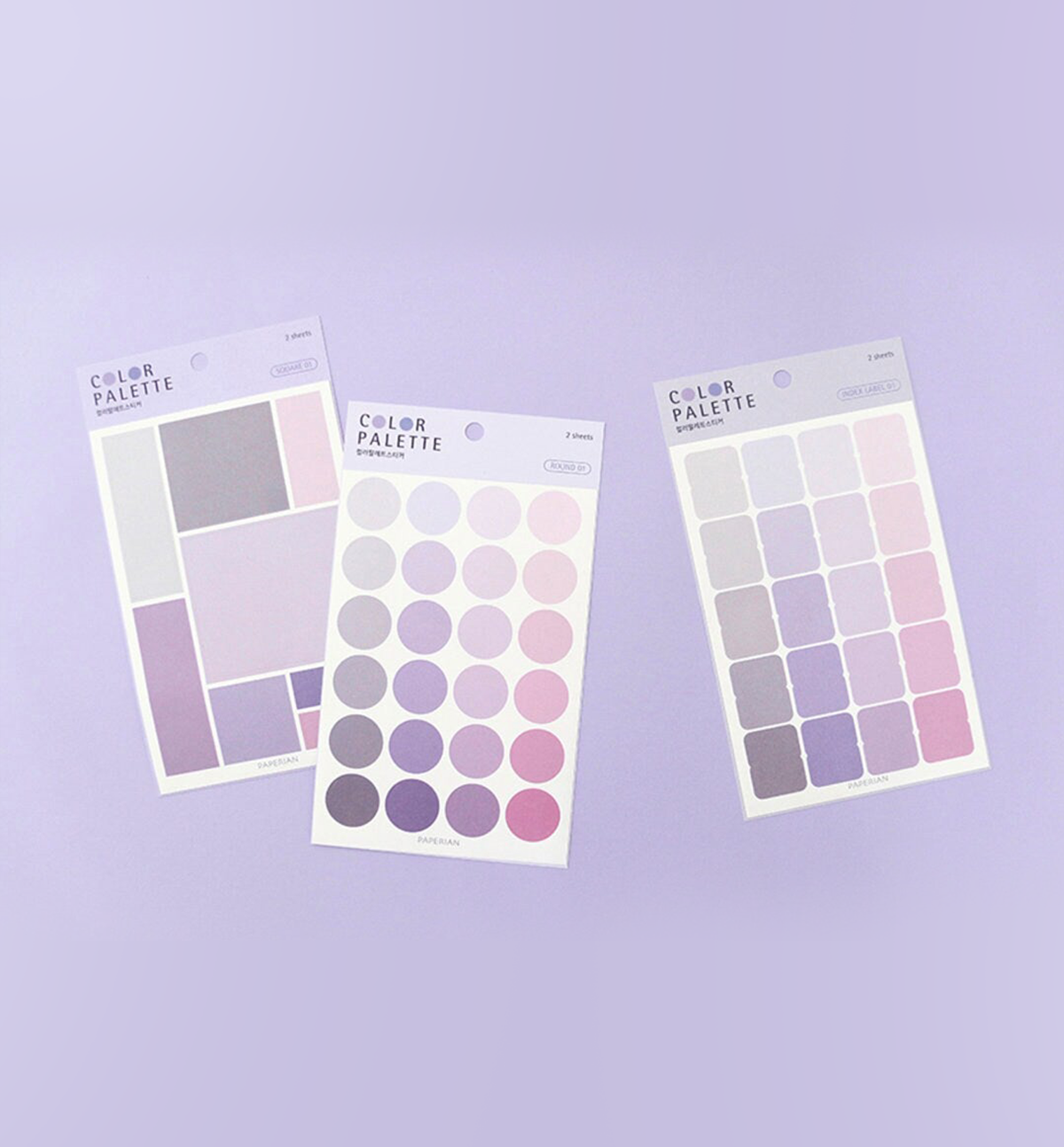 Color Palette Sticker [16 Layouts]