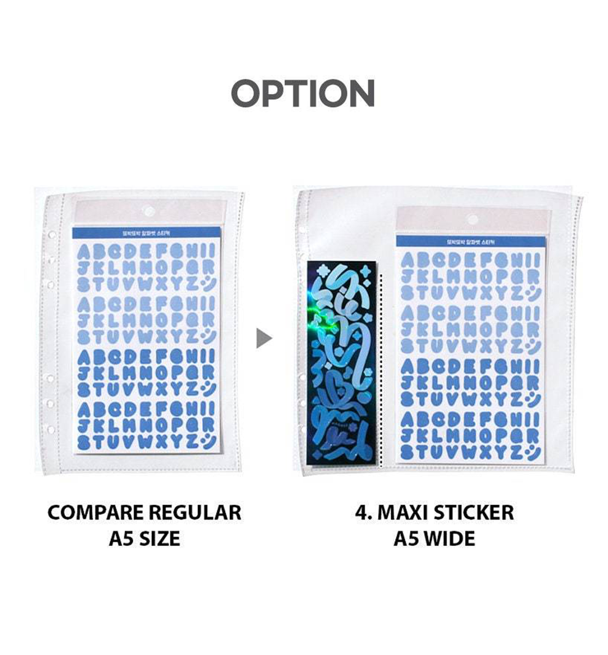 A5 Wide Deco Pocket File [Double-Sided]