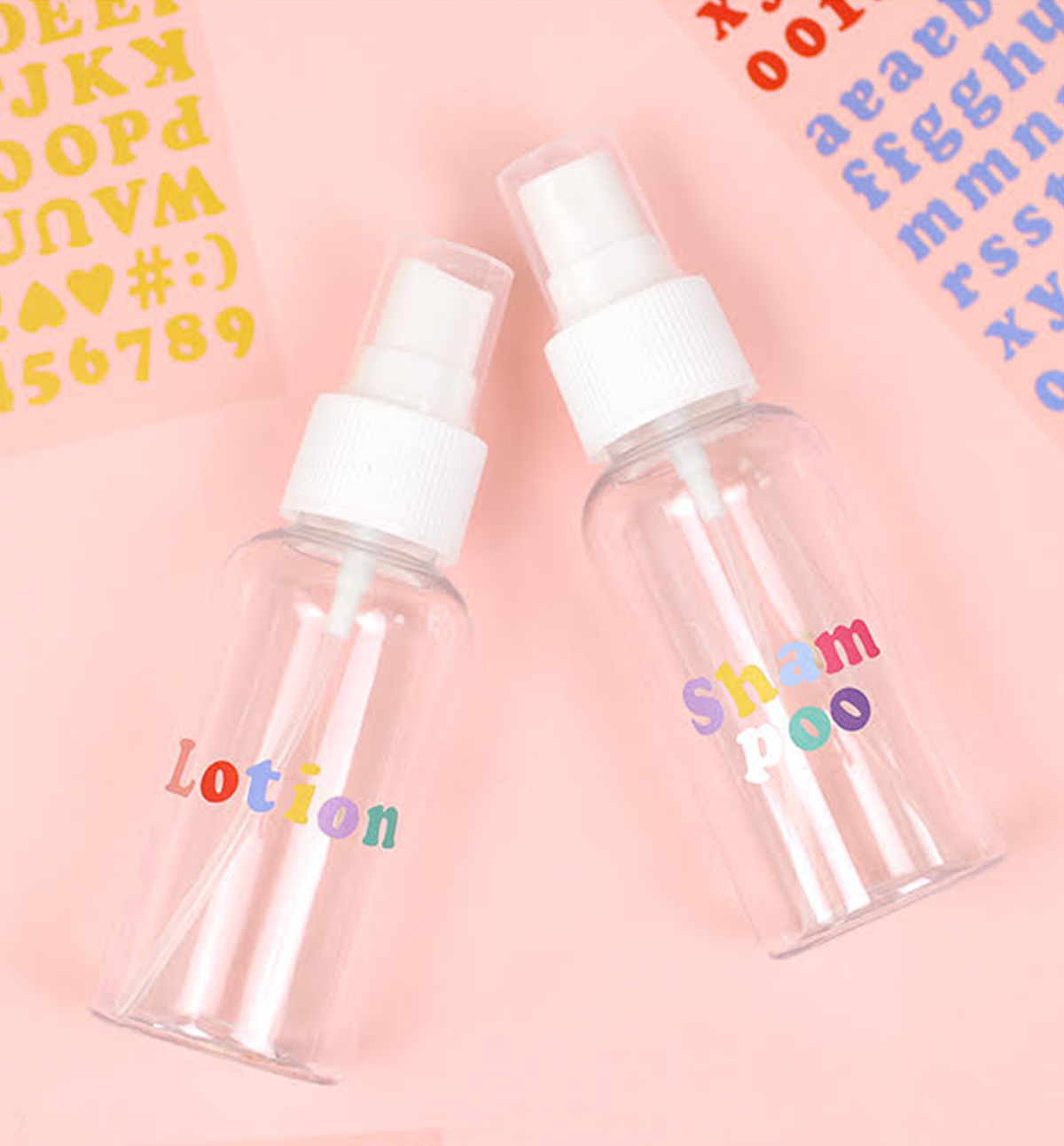 Roly Poly Alphabet & Numbers Sticker [Removale]