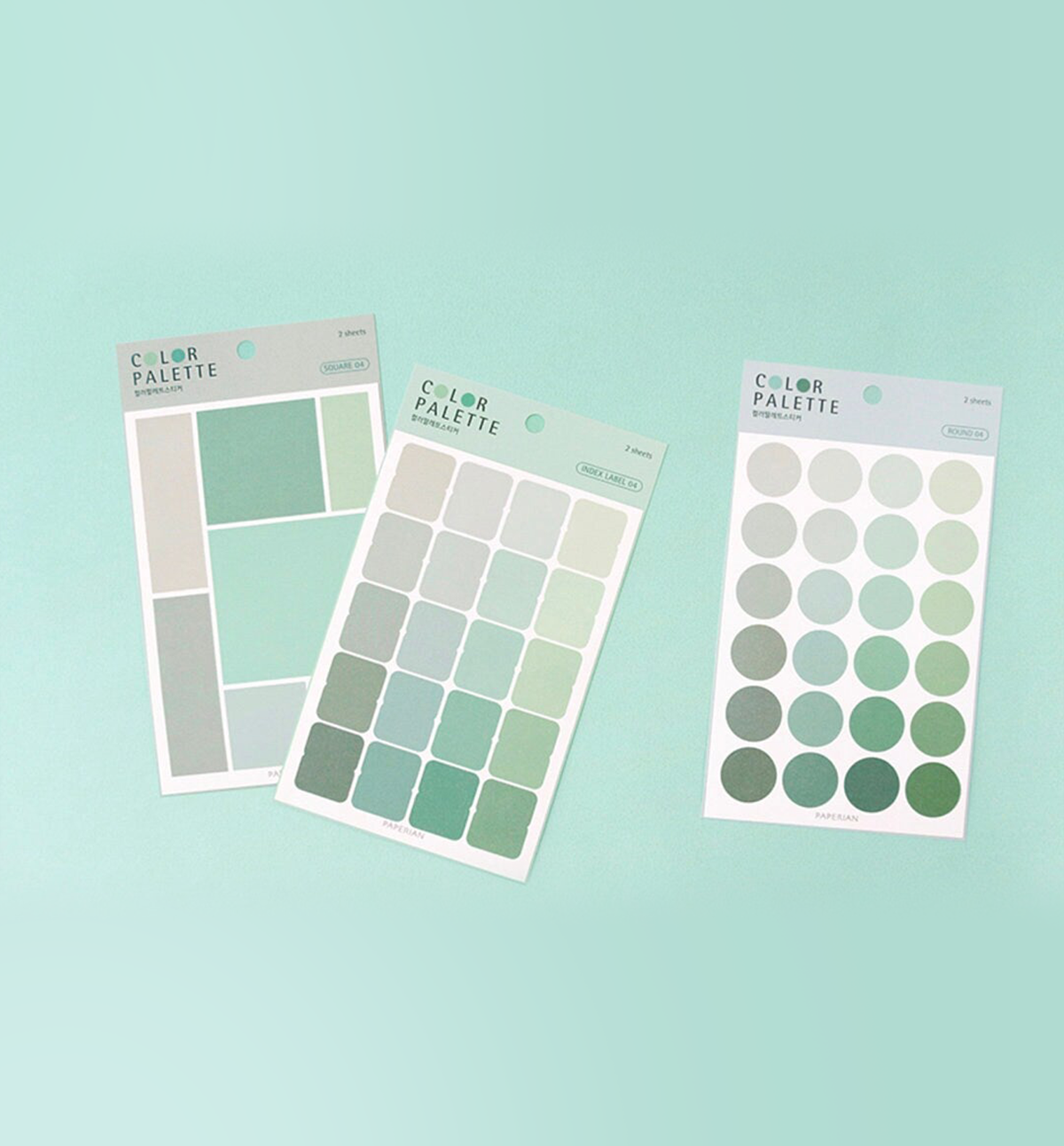 Color Palette Sticker [16 Layouts]