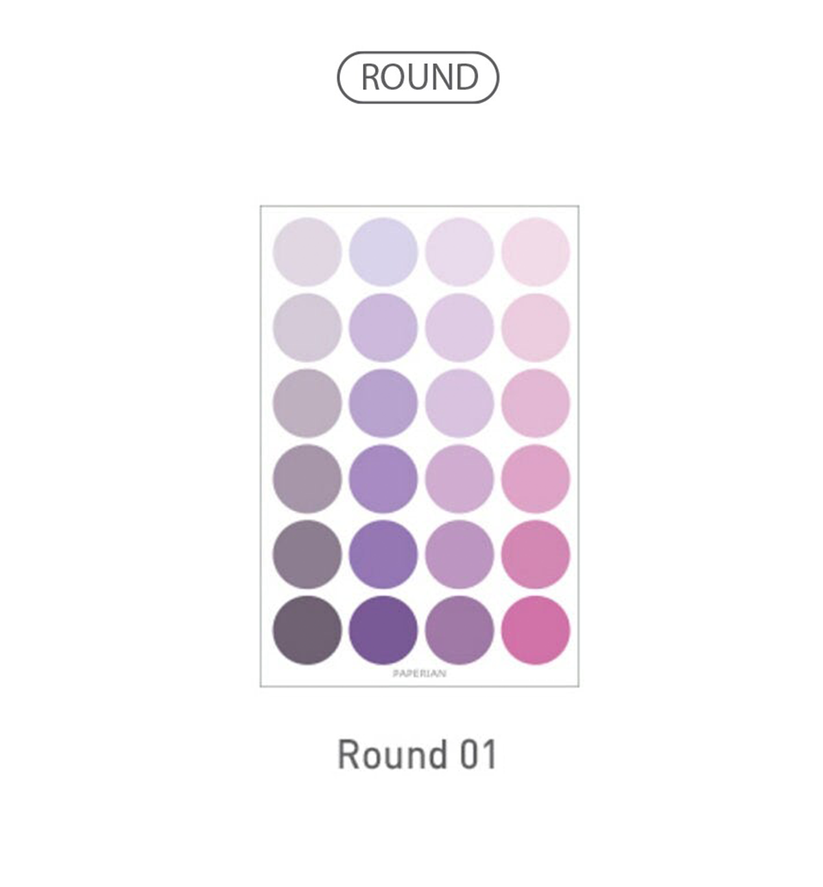 Color Palette Sticker [16 Layouts]