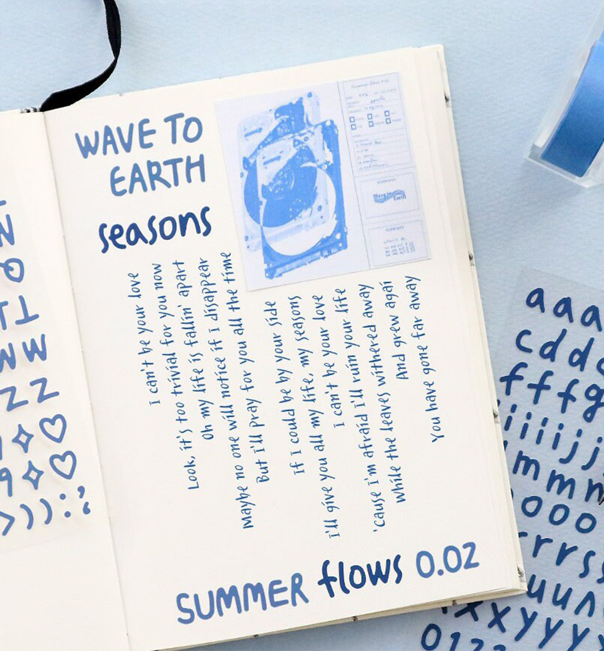 Calli Alphabet Number [10 Sticker Pack]