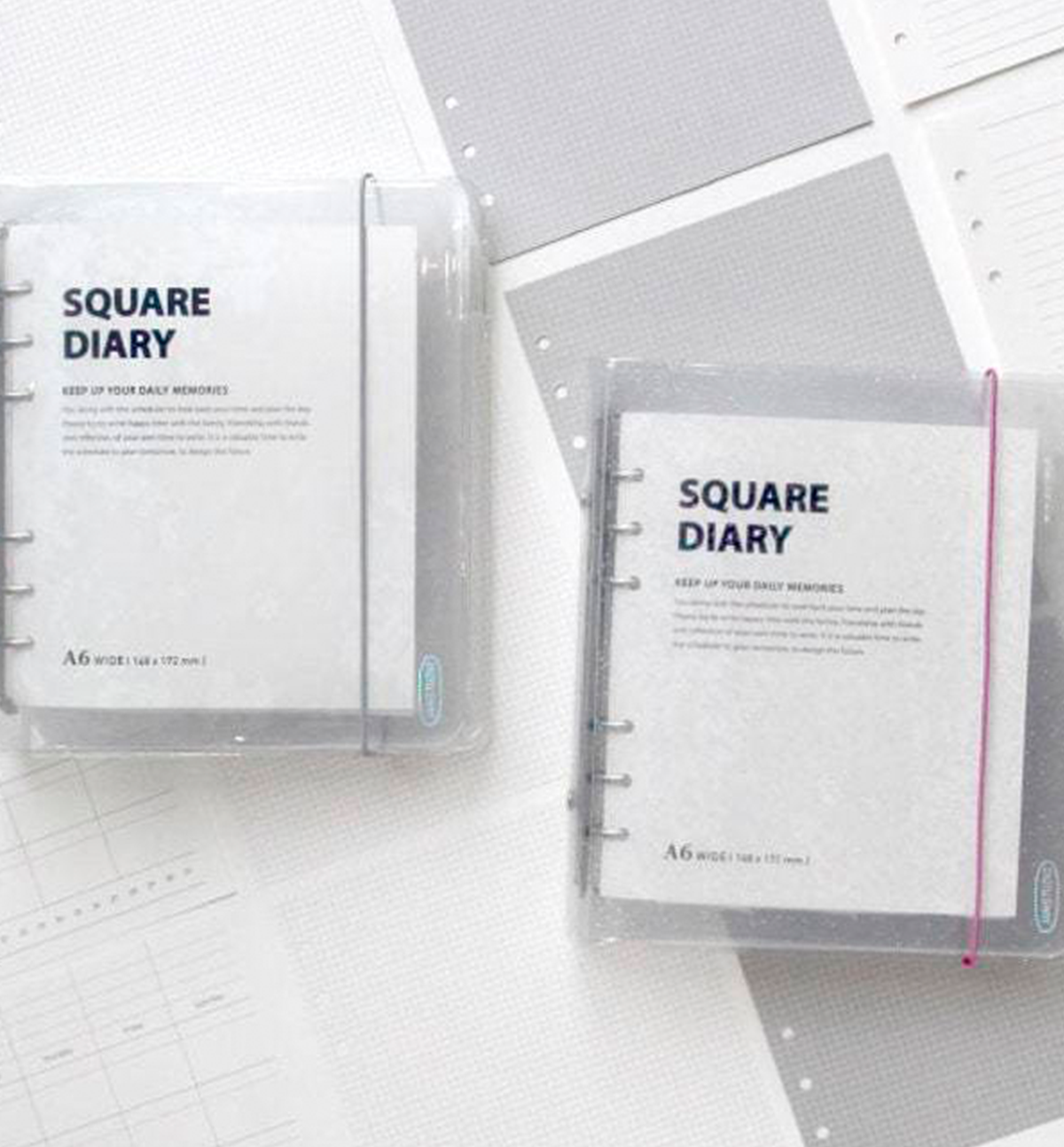 Square Diary [A6 Wide]