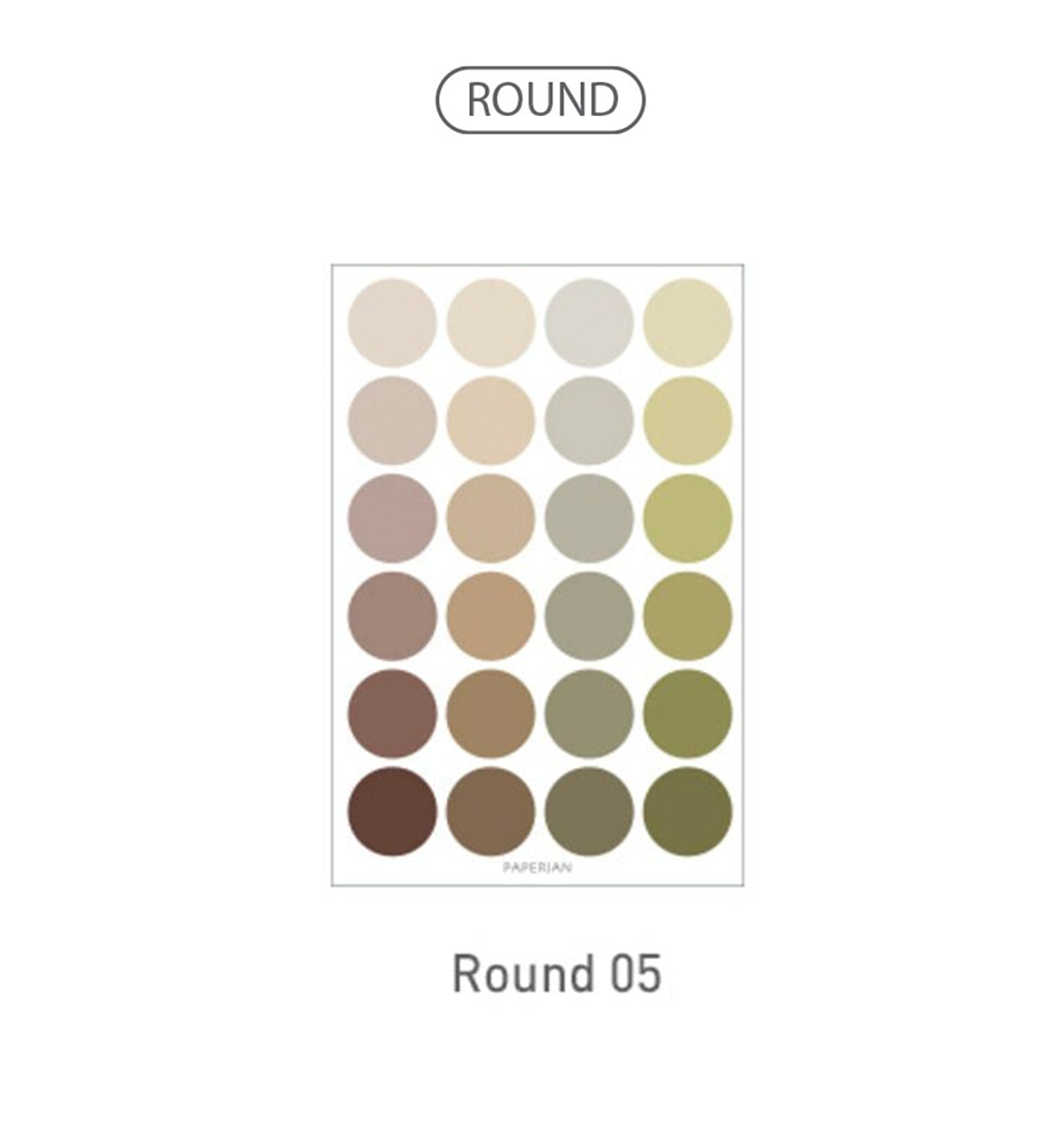 Color Palette Sticker [16 Layouts]