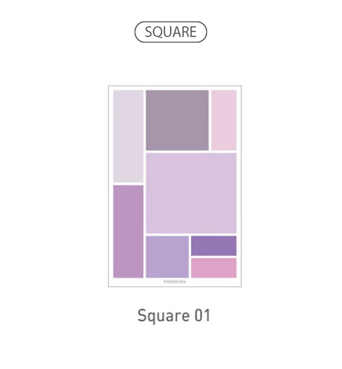 Color Palette Sticker [16 Layouts]