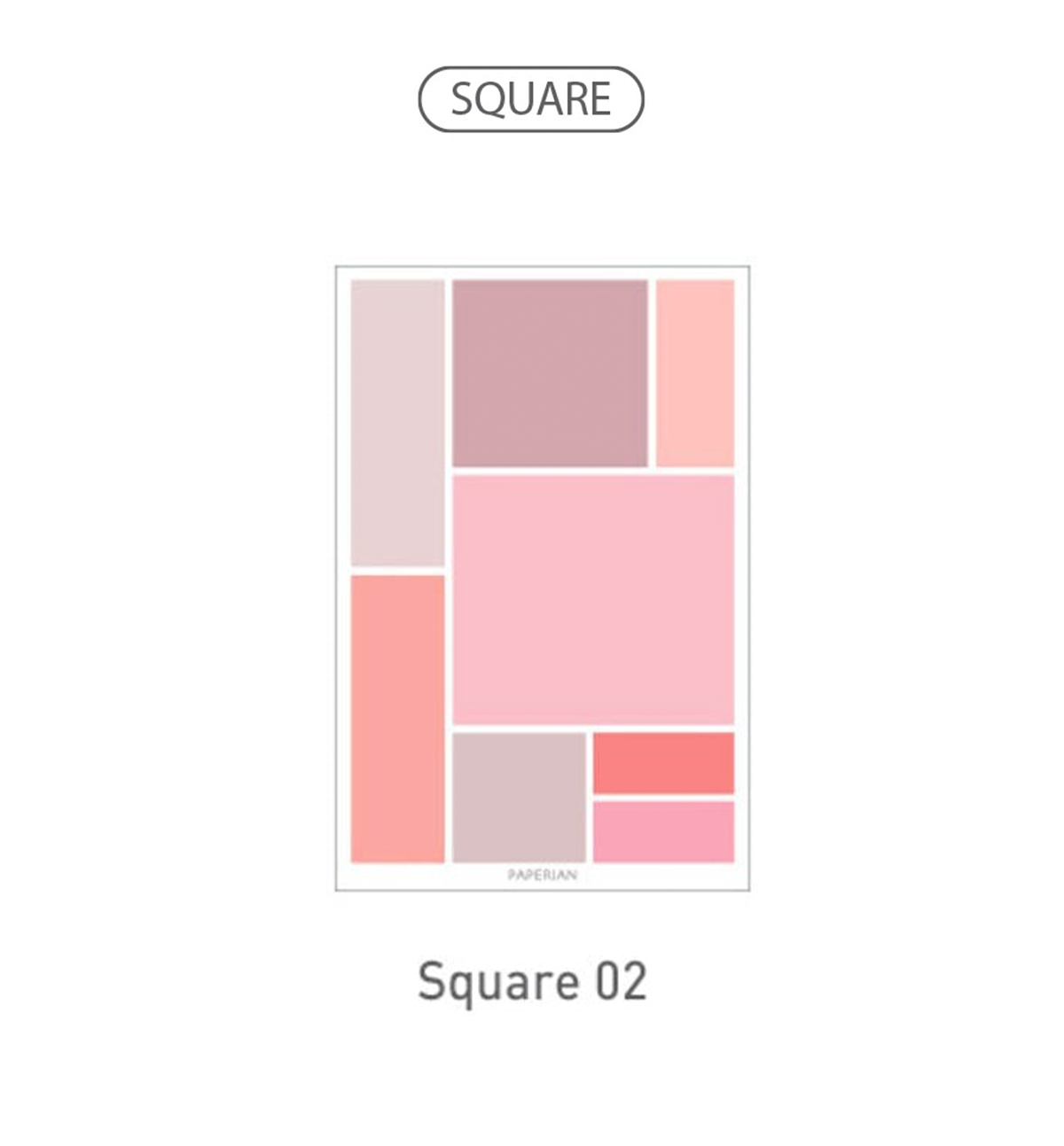 Color Palette Sticker [16 Layouts]