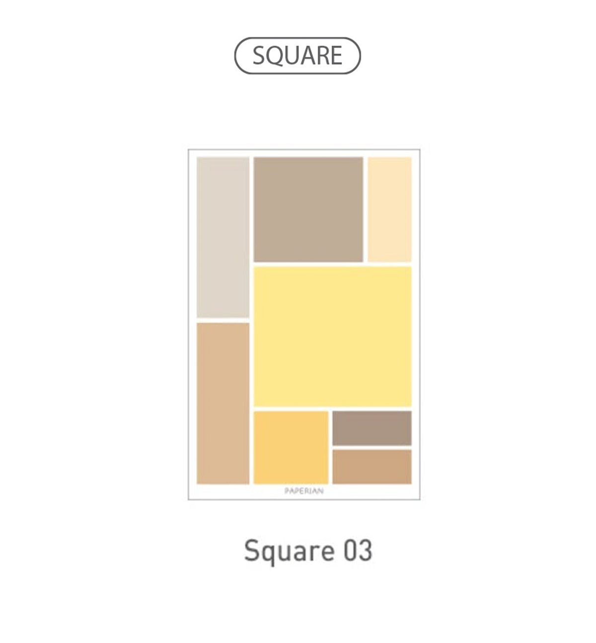 Color Palette Sticker [16 Layouts]