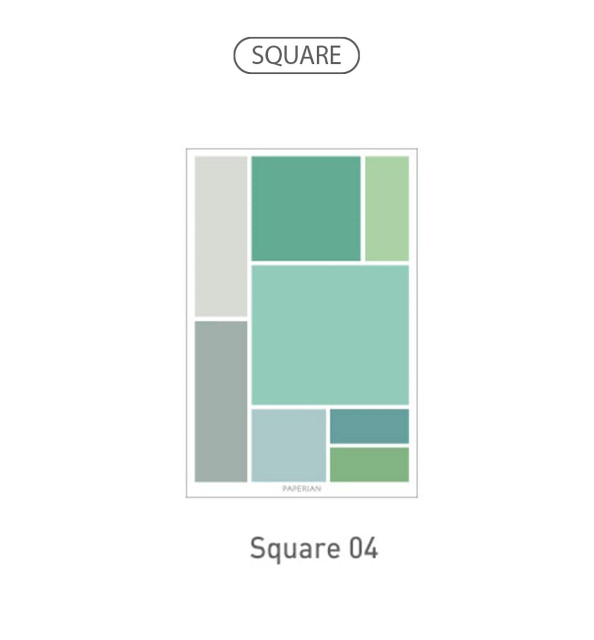 Color Palette Sticker [16 Layouts]