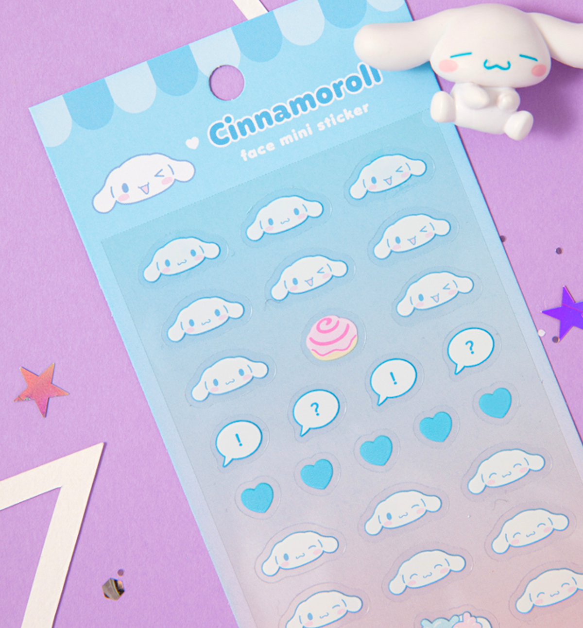 Sanrio Face Mini Seal Sticker