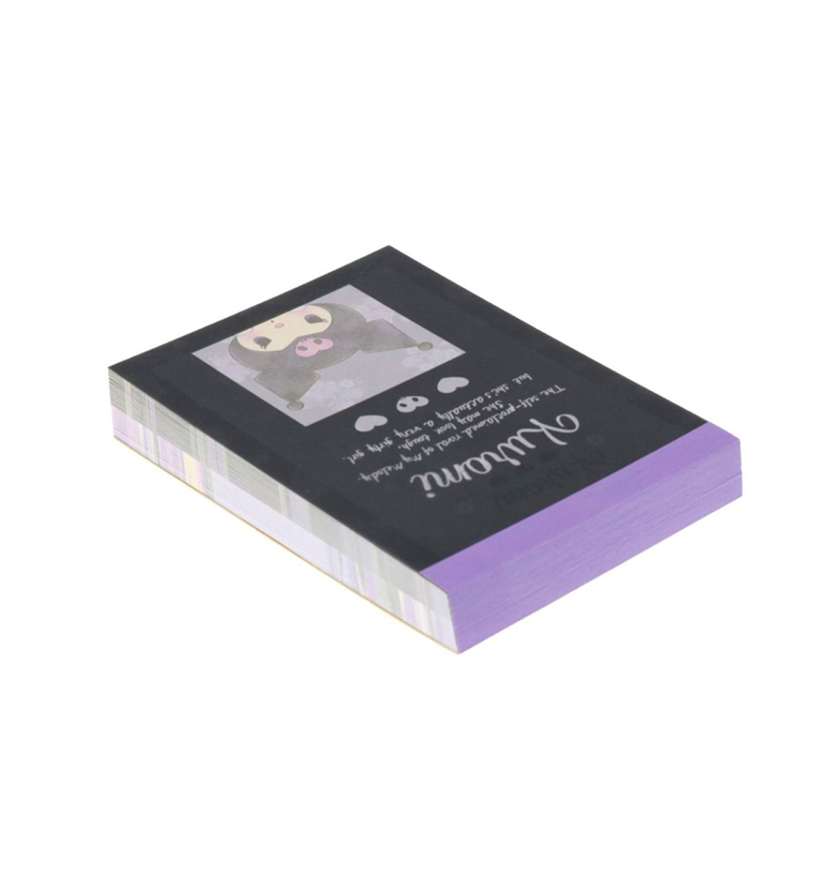 Sanrio Kuromi Mini Memopad [Black]