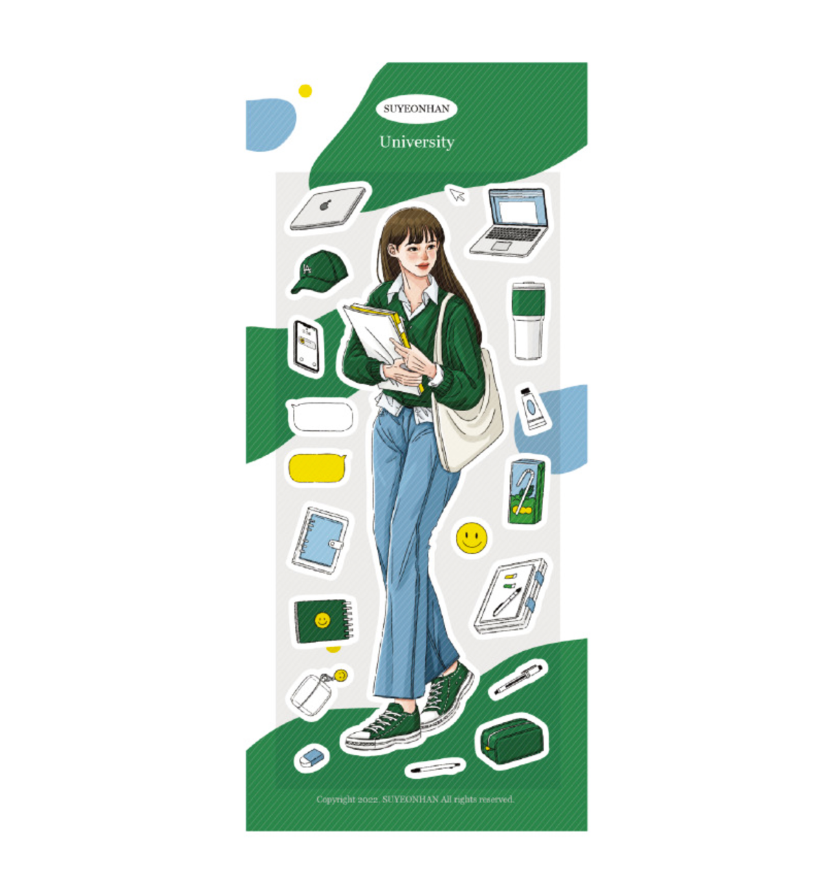 University Student Seal Sticker