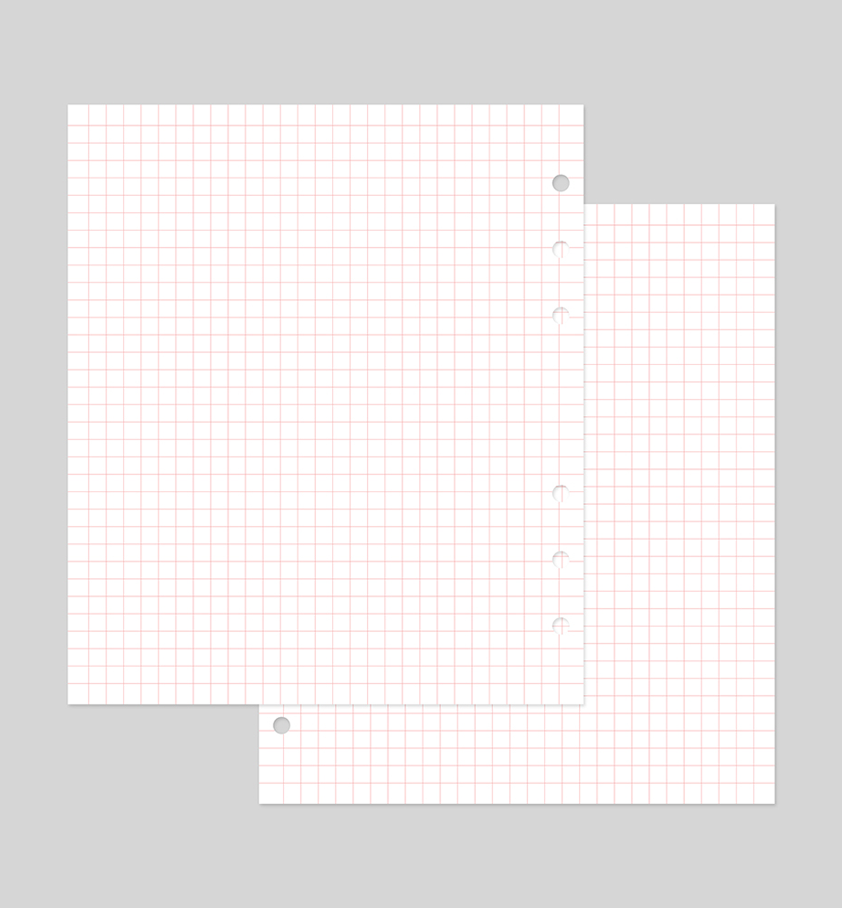 A6 Wide Cherry Pick Grid Planner Refill Ver.2