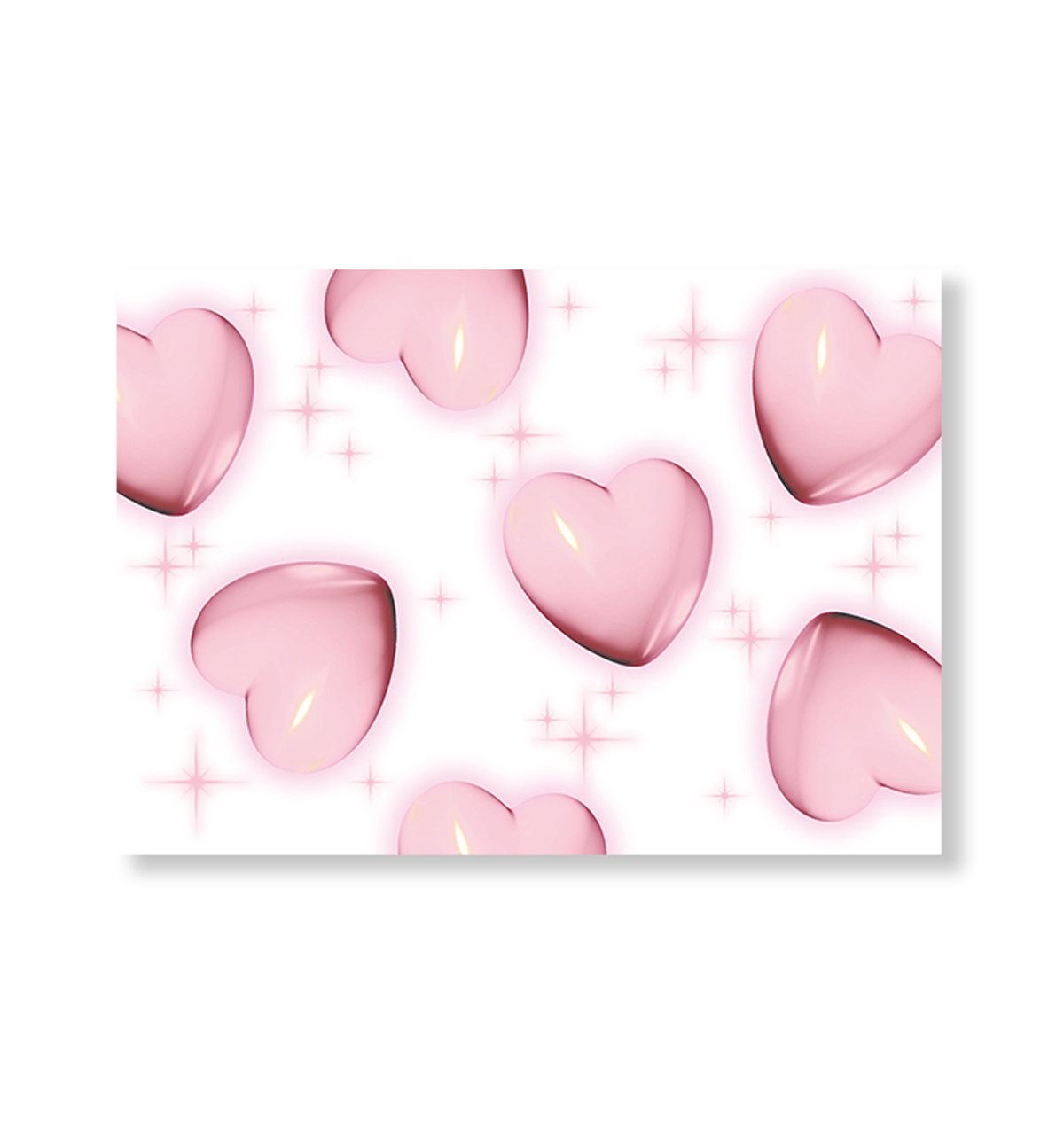 A4 Big Heart Paper [Pink]