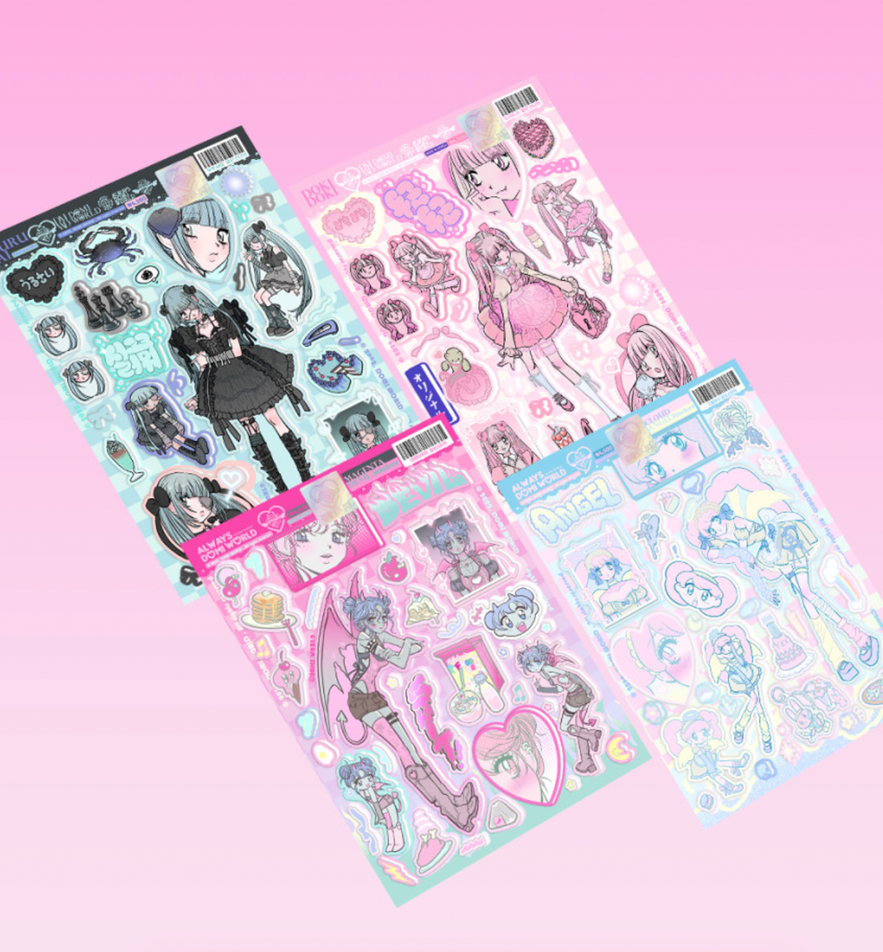 Domi World Sticker [4 Designs]