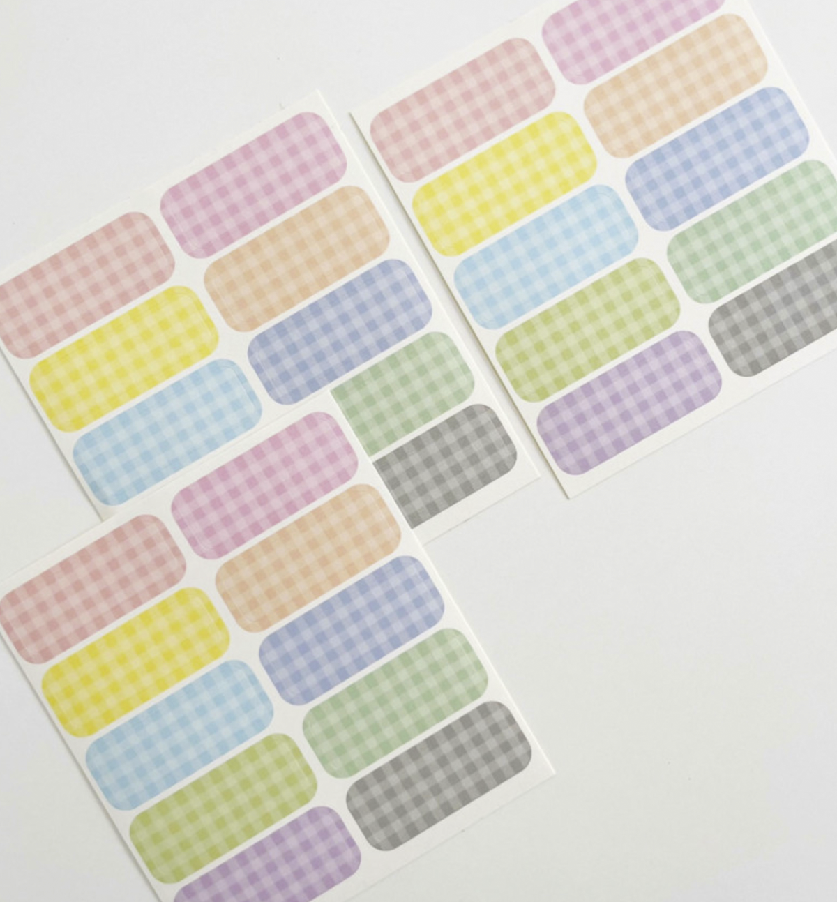 Check Label Stickers [4 Sheets]