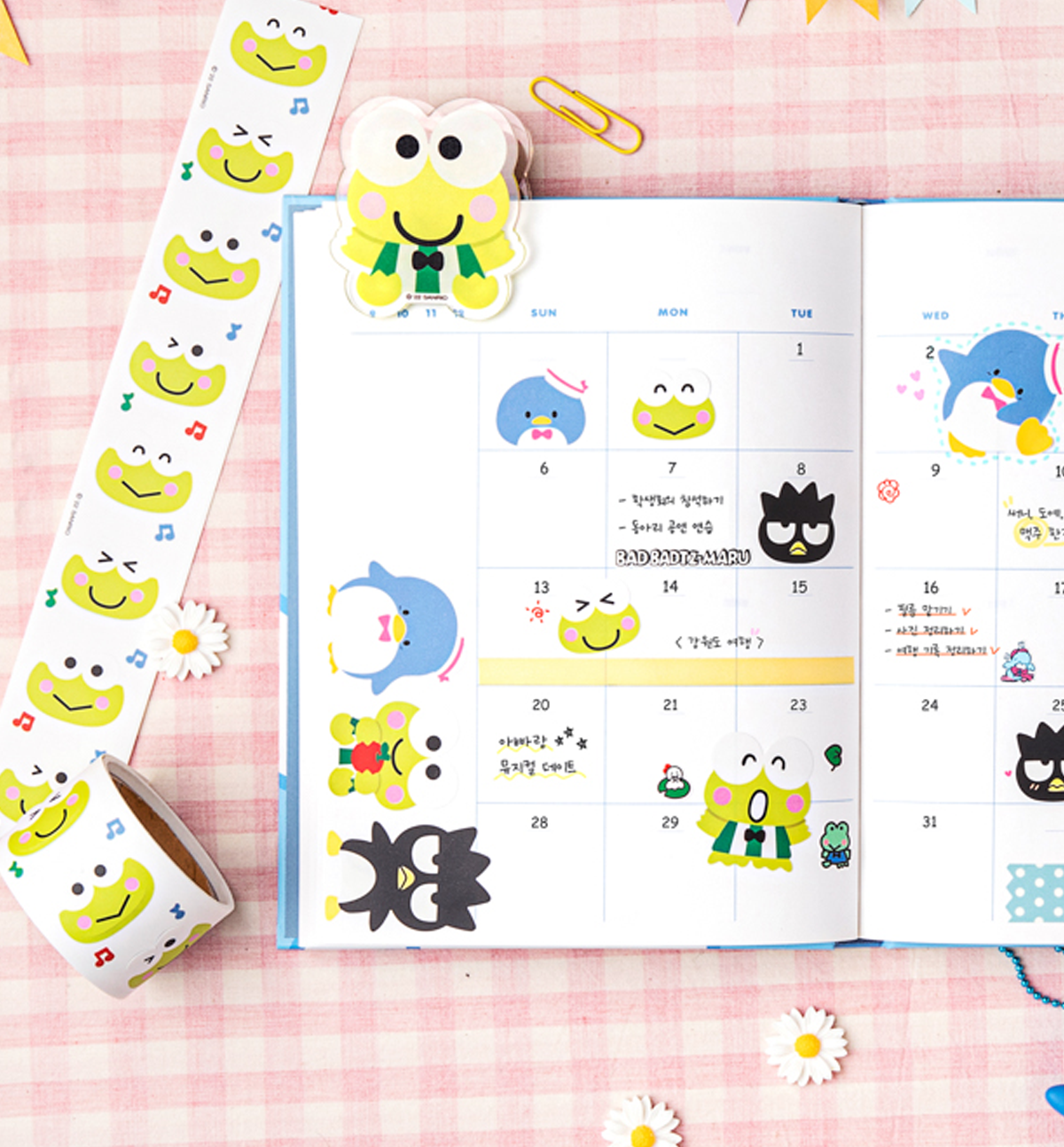 Sanrio Face Roll Sticker Ver.2