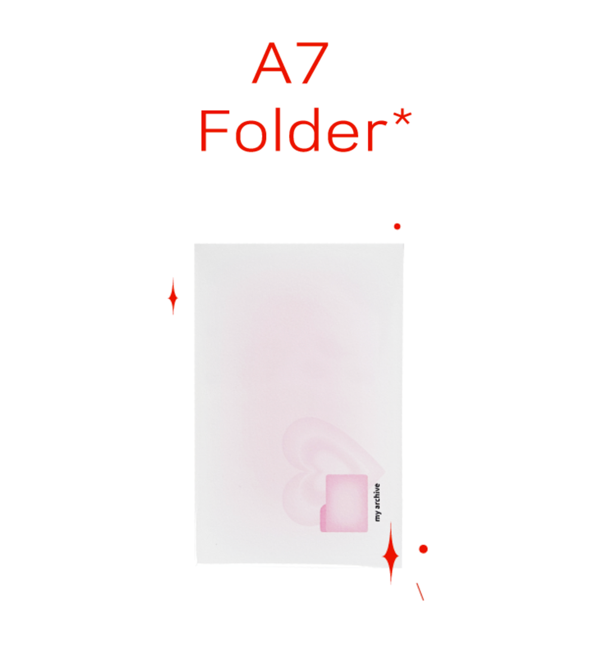 A7 Folder Paper Refill