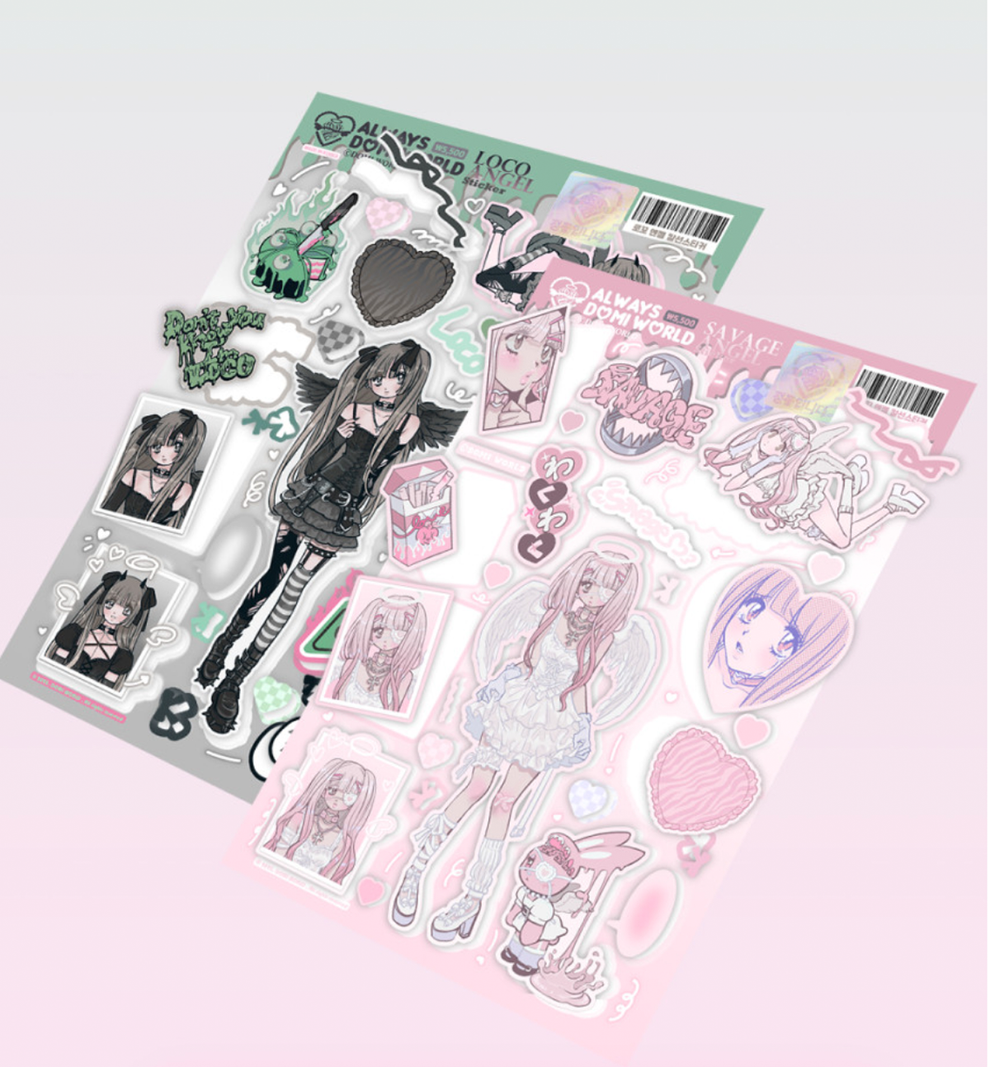 Domi World Sticker [2 Designs]