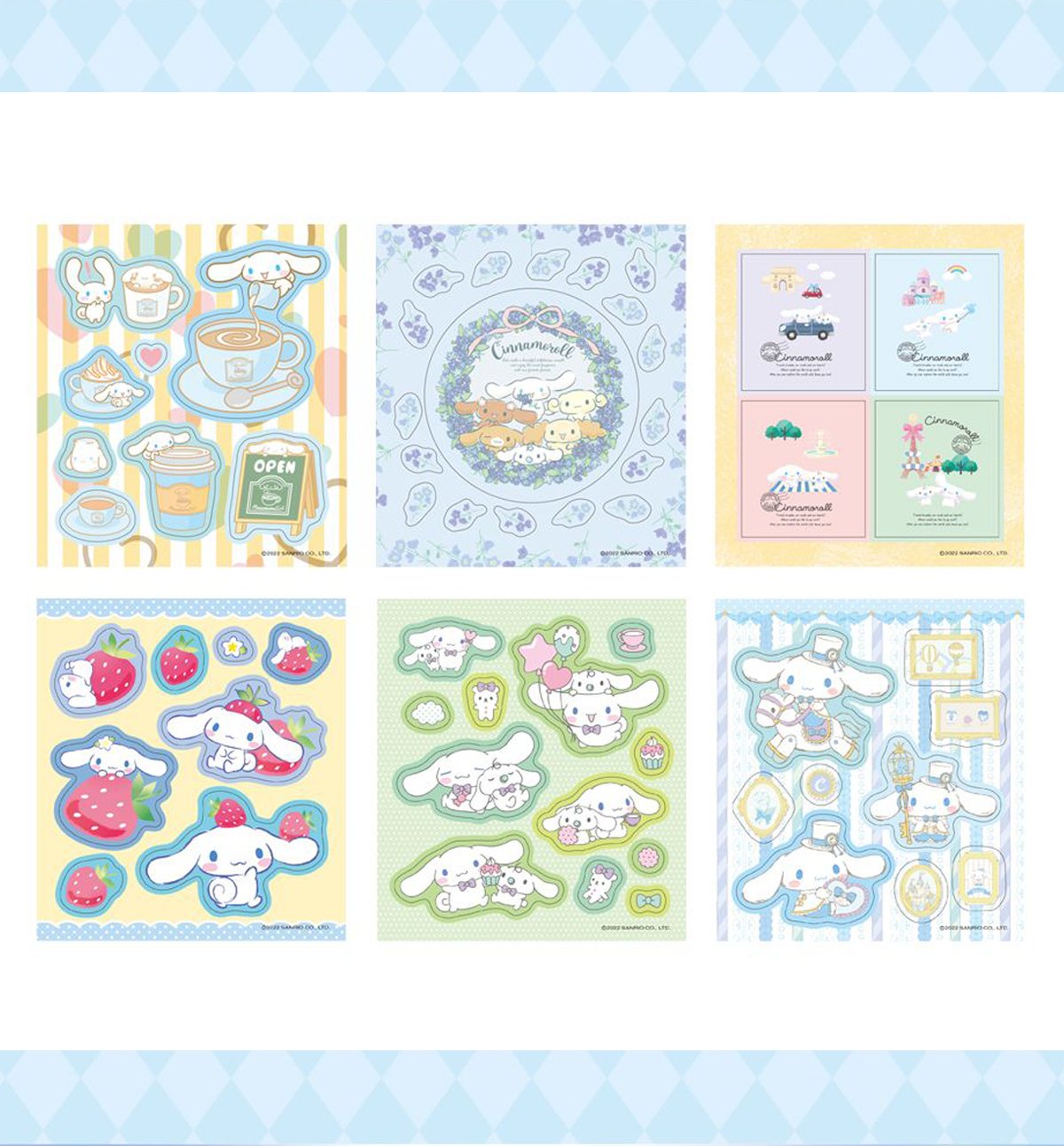 Cinnamoroll Sticker Book [24 Sheets]