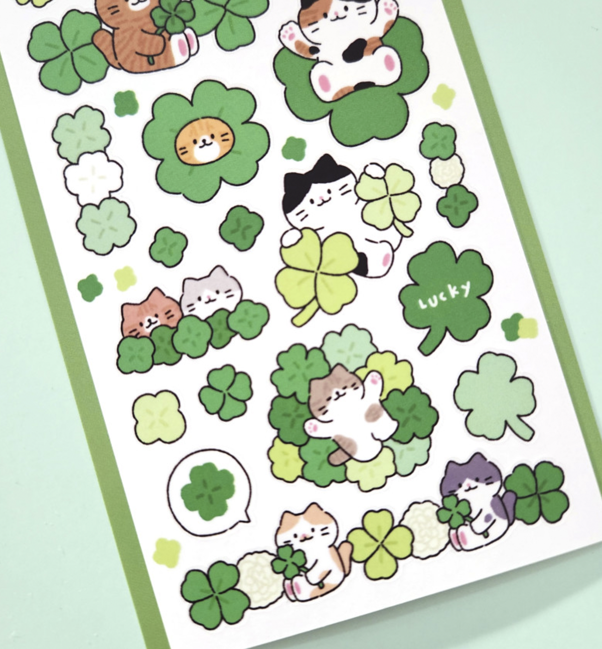 Lucky Clover Seal Sticker