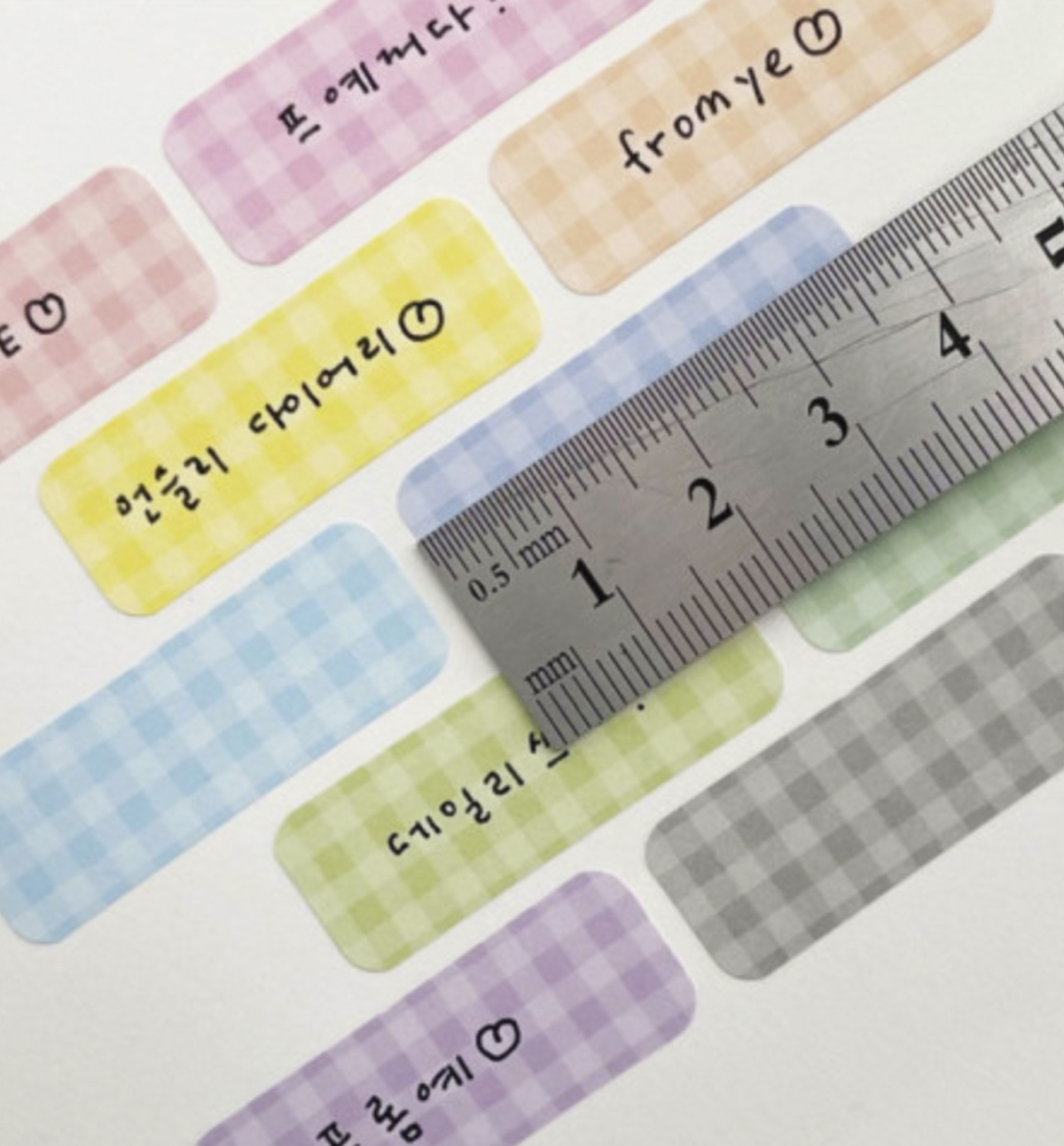 Check Label Stickers [4 Sheets]