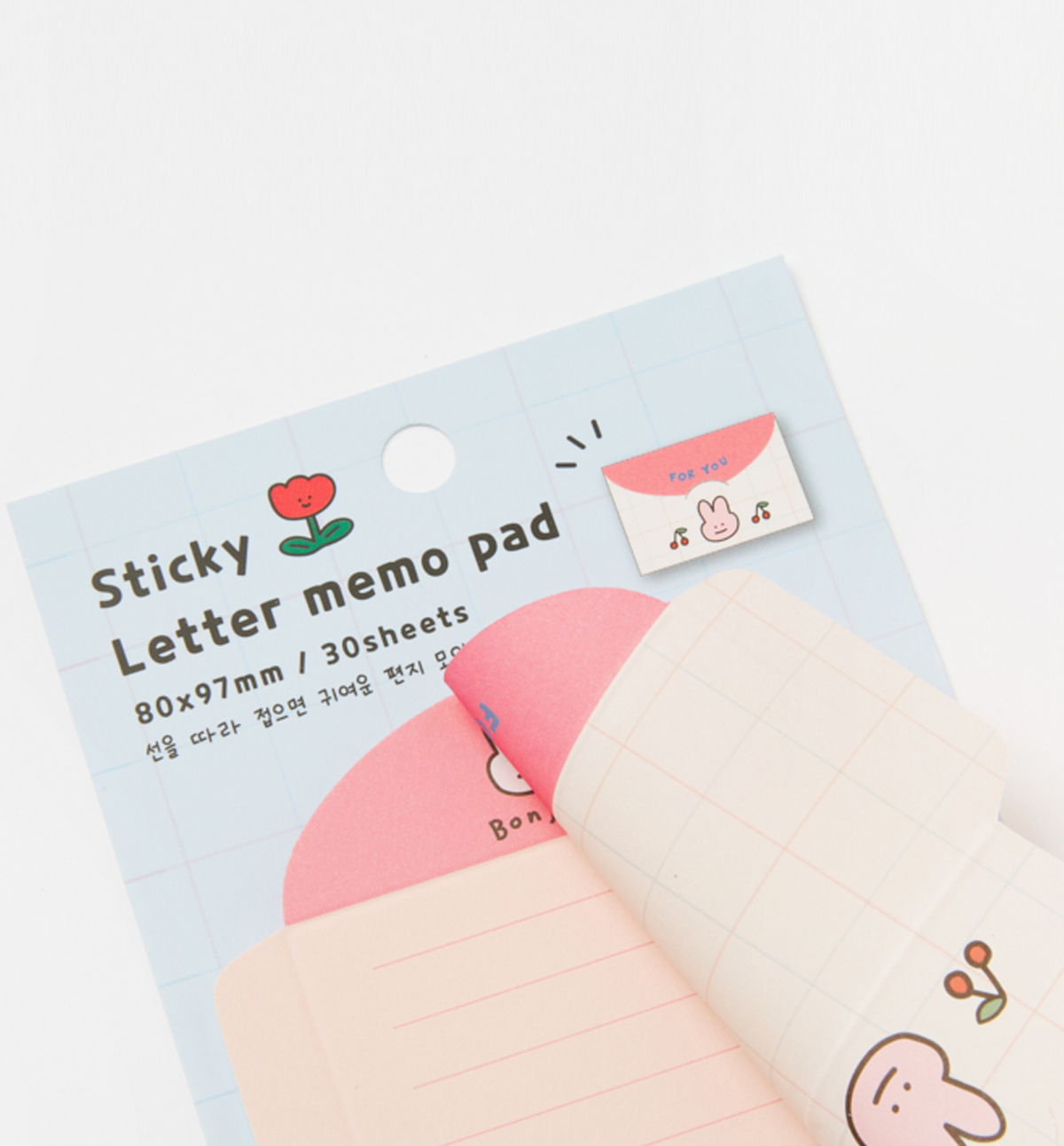 Rabbit Letter Sticky Memo