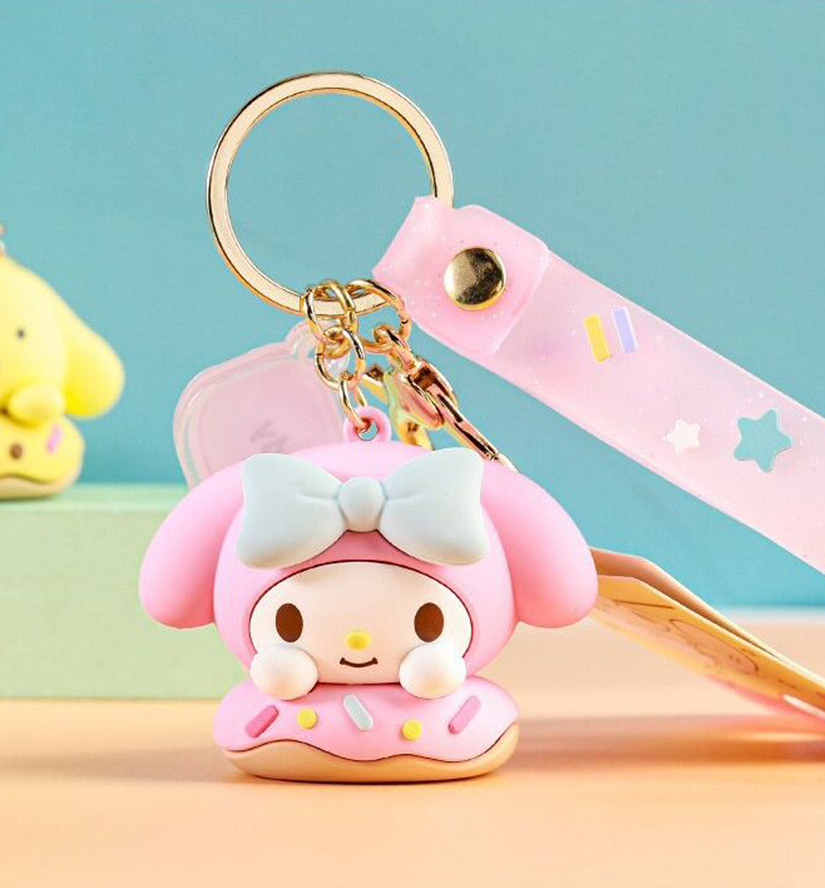 Sanrio Character Donuts Figure Keyring