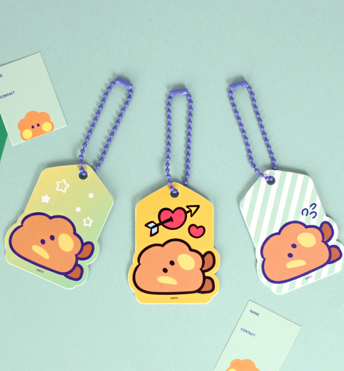 BT21 Name Tag Set [Minini]