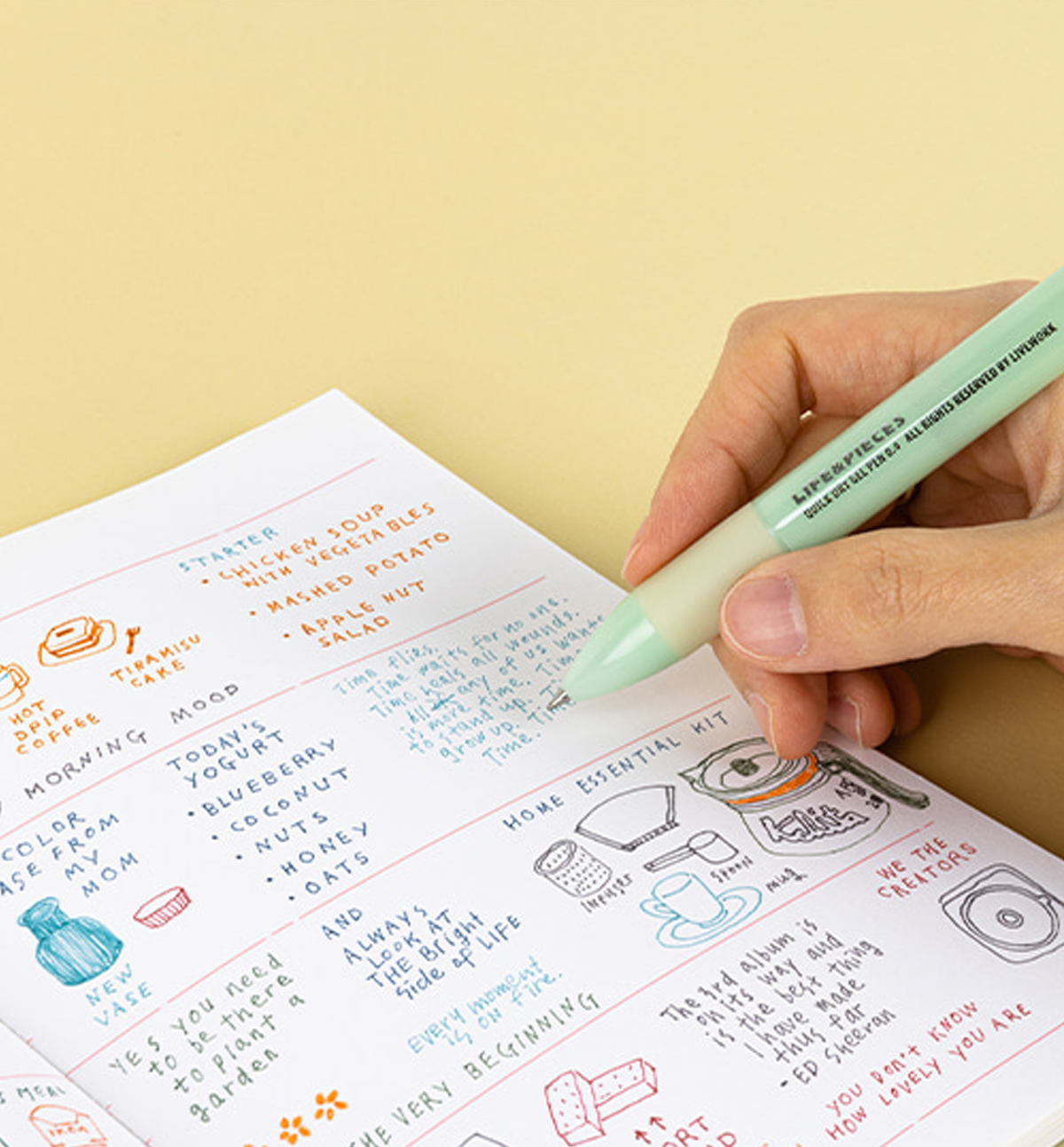 4 Colors Gel Pen [Life and Pieces]